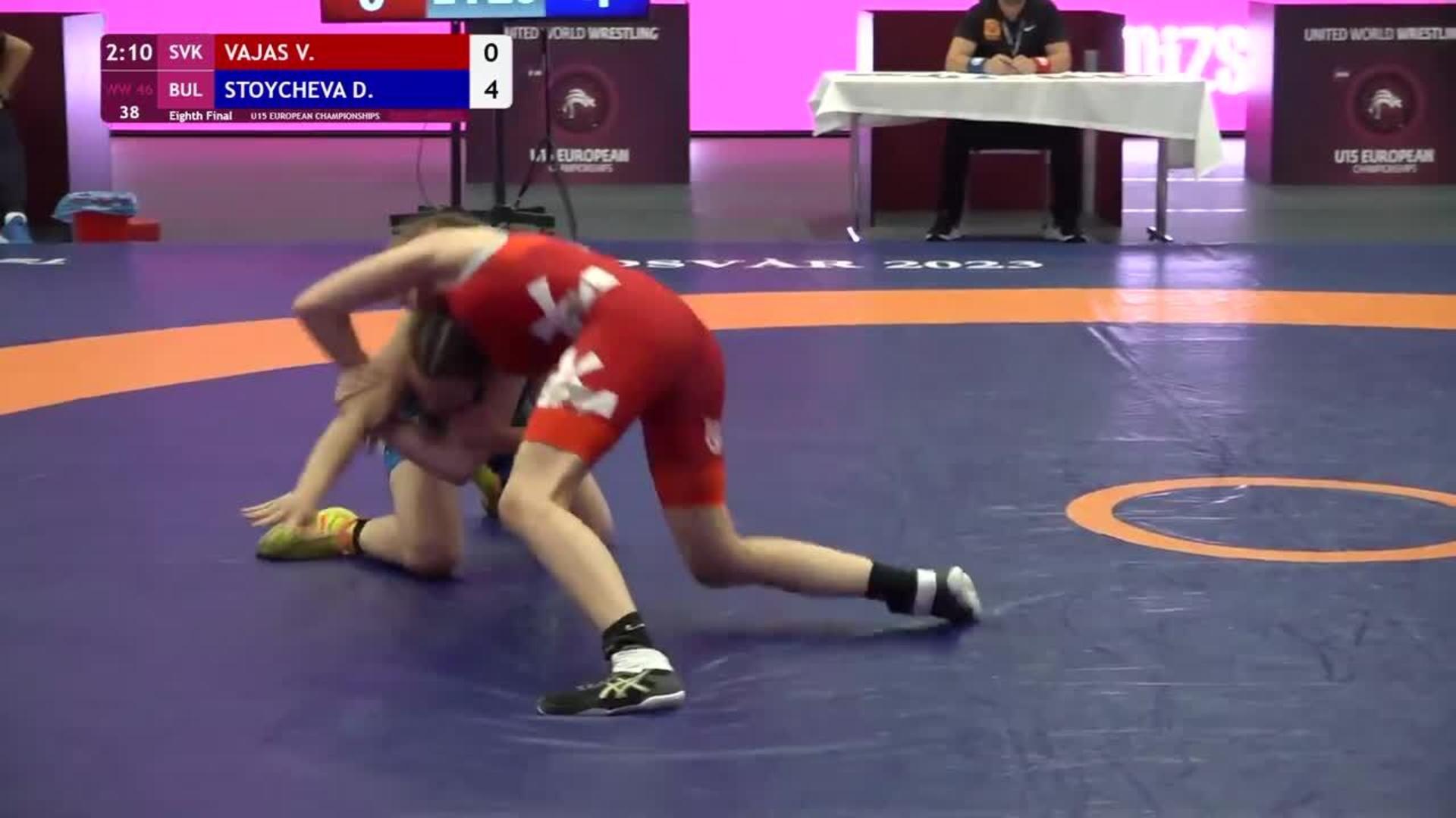 Eighth Final • WW 46Kg • Viktoria VAJAS (SVK) vs. Dayana Ivanova STOYCHEVA (BUL)