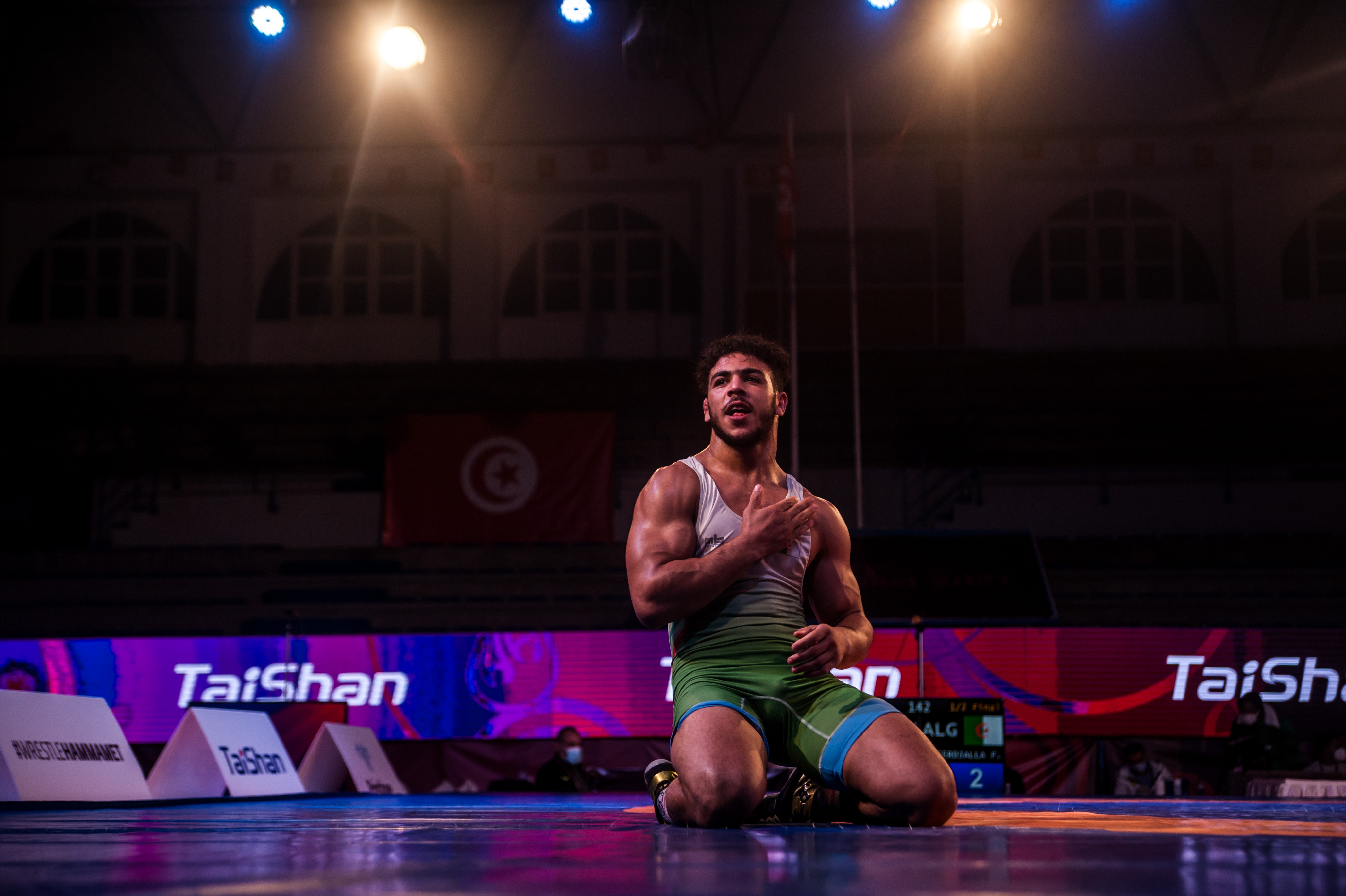 Algeria qualified wrestlers in 57kg, 86kg, 97kg and 125kg while Egypt ...