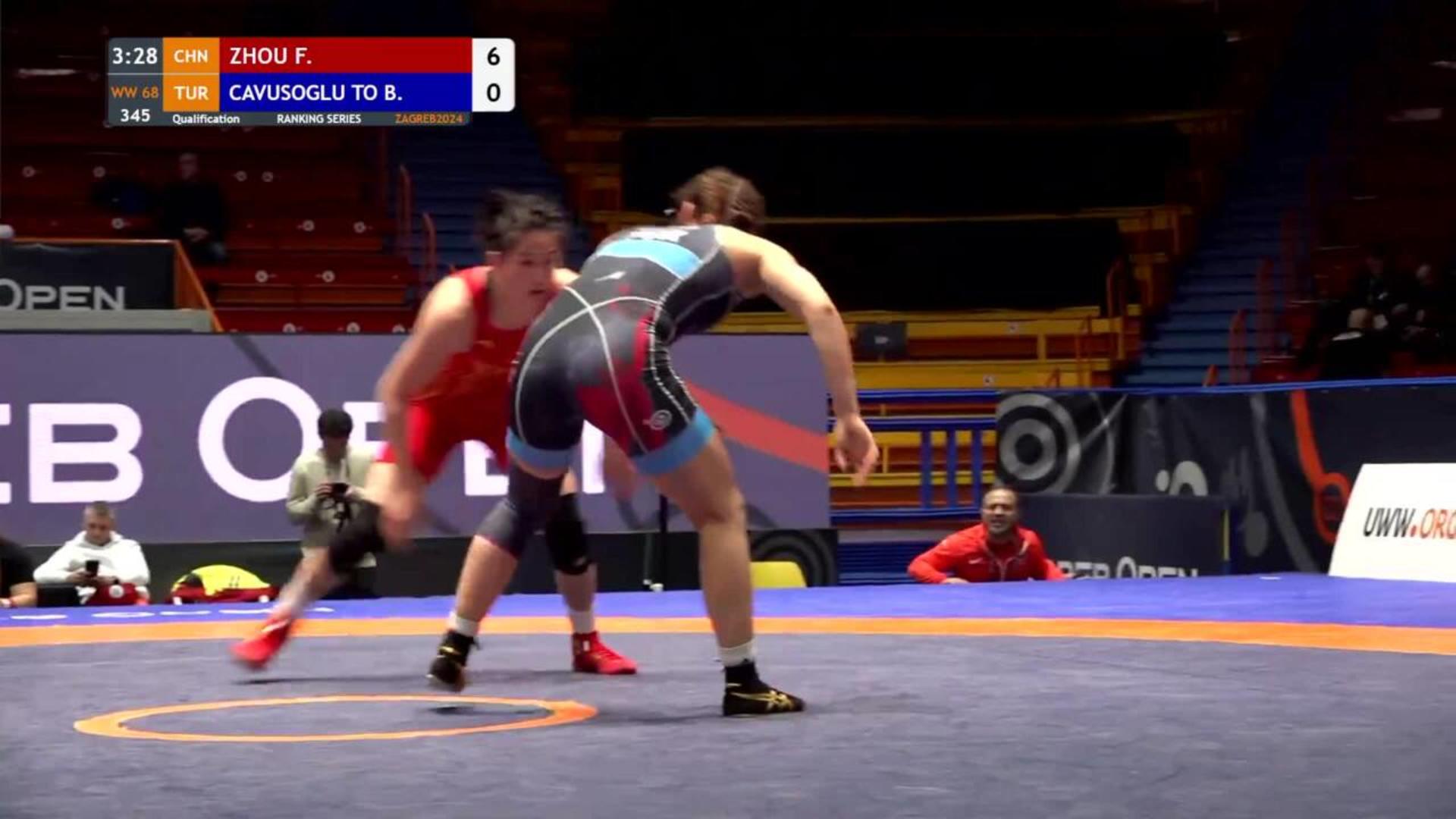 Feng ZHOU (CHN) vs. Buse CAVUSOGLU TOSUN (TUR) | Seniors Ranking Series ...