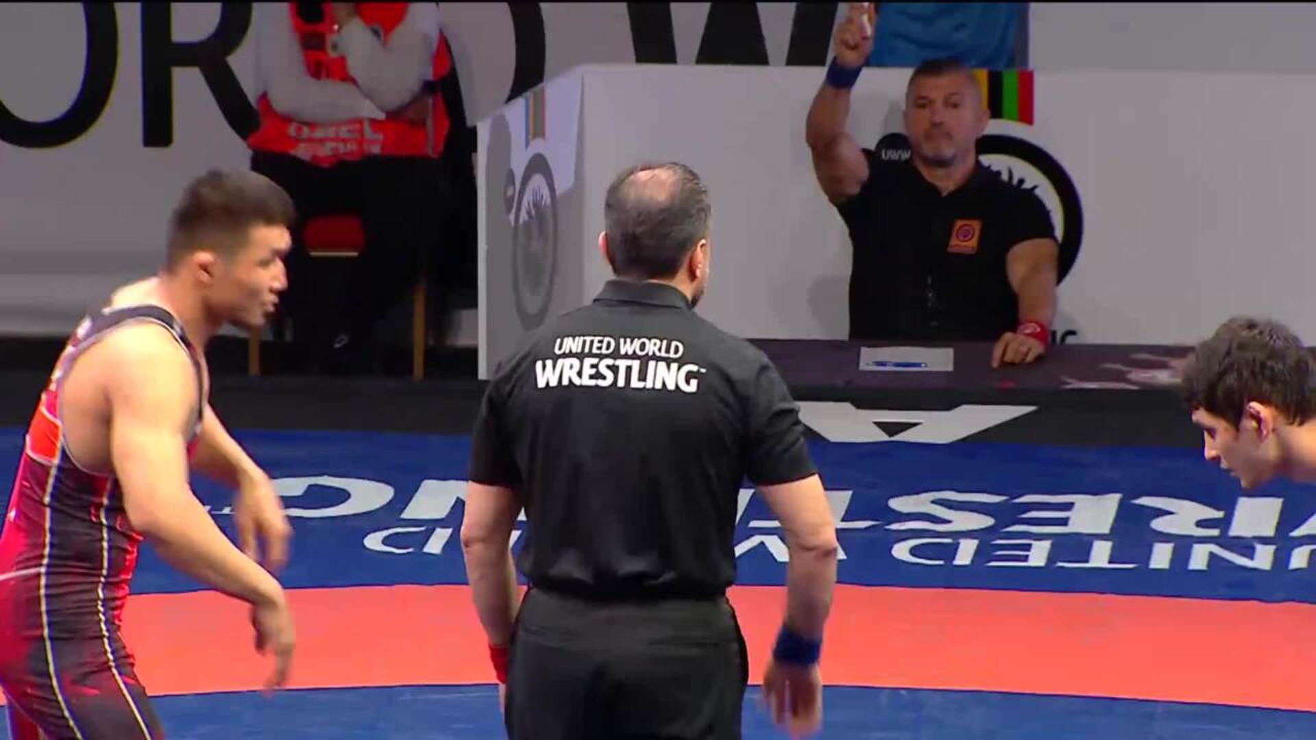 Nurkozha KAIPANOV (KAZ) vs. Chermen VALIEV (ALB) | 2024 World OG ...