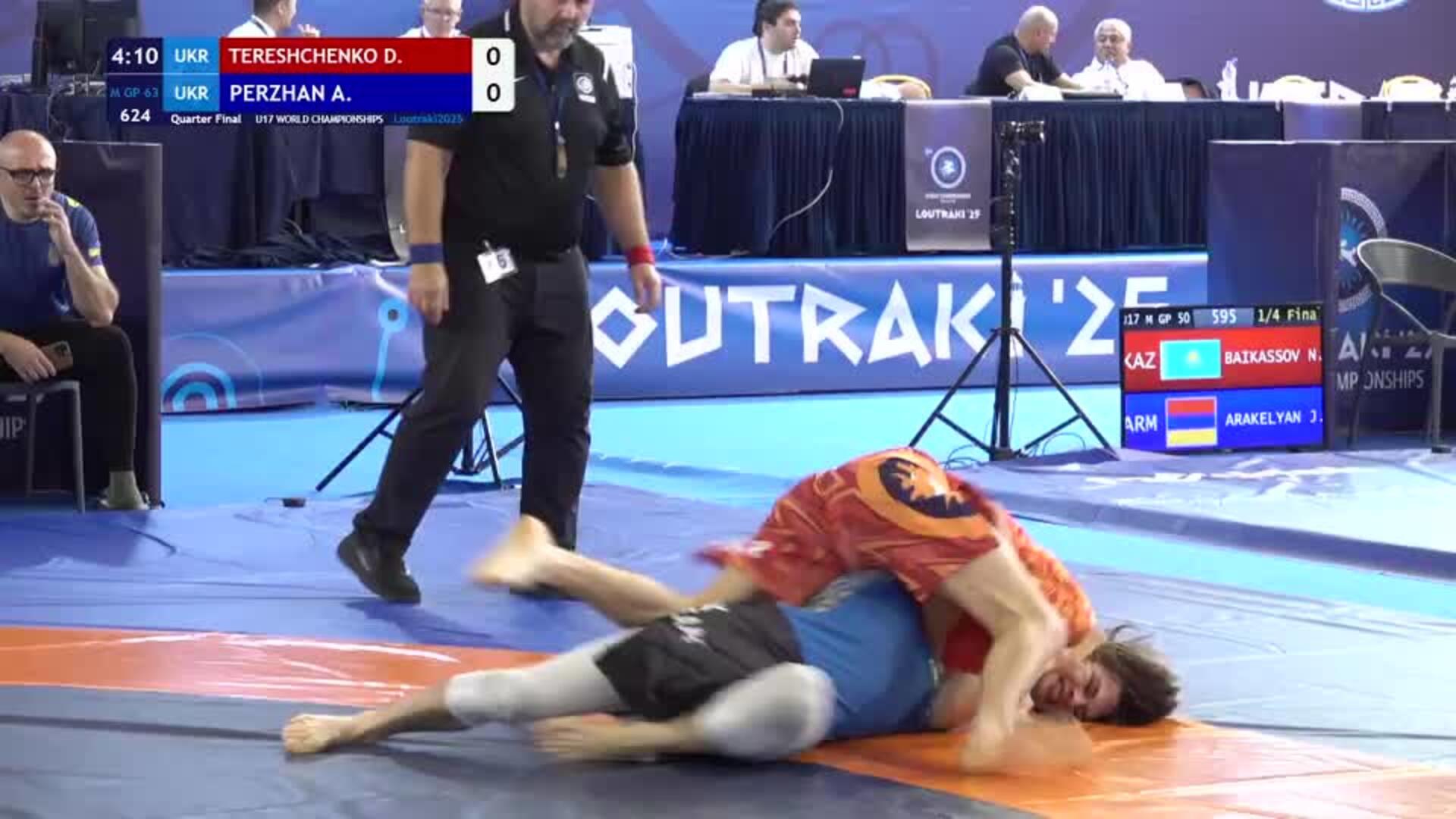 Danylo TERESHCHENKO (UKR) vs. Andrii PERZHAN (UKR) | U17 WORLD CHAMPIONSHIPS 2025 | Quarter ...