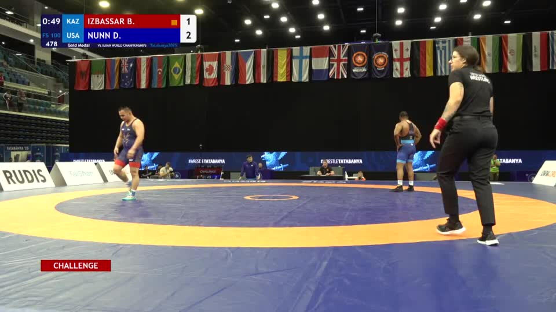 Bakhtiyar IZBASSAR (KAZ) vs. Deandre Alexander NUNN (USA) | VETERAN ...
