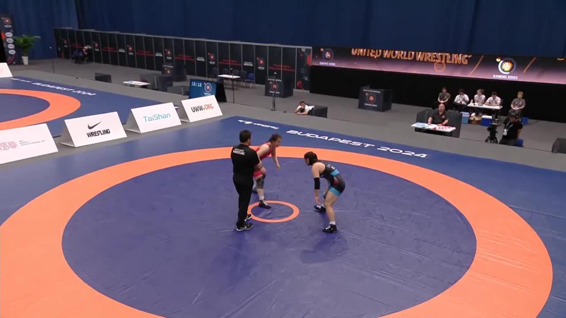 Firuza ESENBAEVA (UZB) vs. Delgermaa ENKHSAIKHAN (MGL) | 2024 2nd Ranking Series - Polyak Imre ...