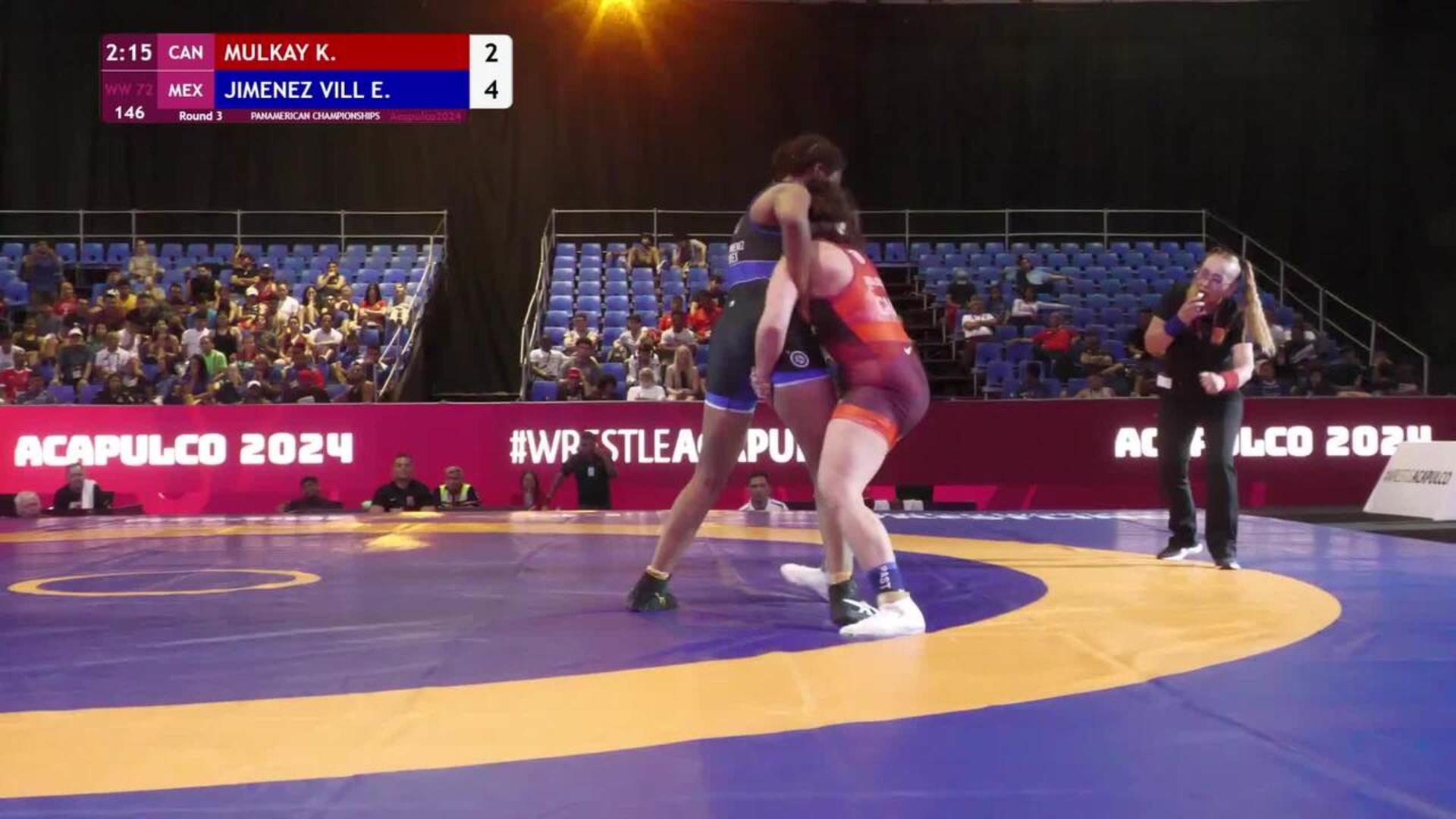 Katie Nichole MULKAY (CAN) vs. Edna Esmeralda JIMENEZ VILLALBA (MEX ...