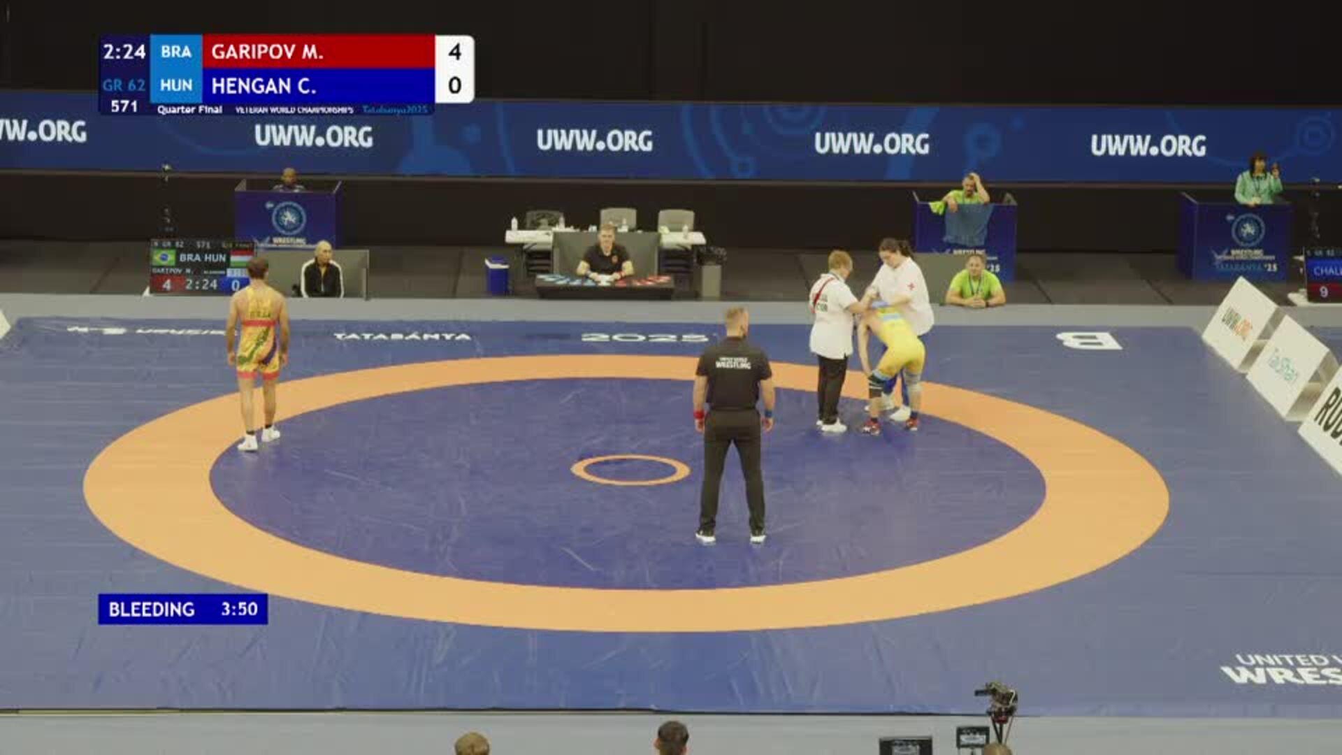 Marat GARIPOV (BRA) vs. Csaba HENGAN (HUN) | VETERAN WORLD CHAMPIONSHIPS 2025 | Quarter Final ...