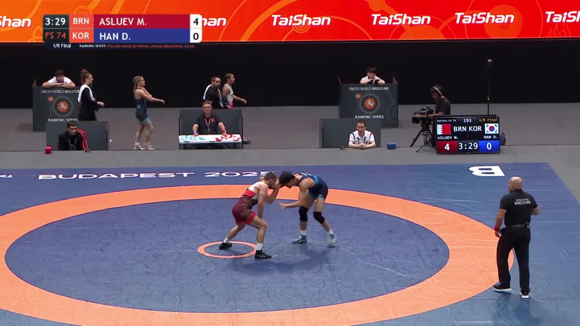 Magomedrasul ASLUEV (BRN) vs. Daegil HAN (KOR) | RANKING SERIES 2025 ...