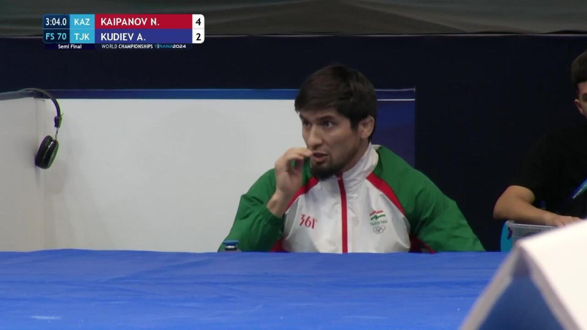 Nurkozha KAIPANOV (KAZ) vs. Abdulmazhid KUDIEV (TJK) | WORLD ...