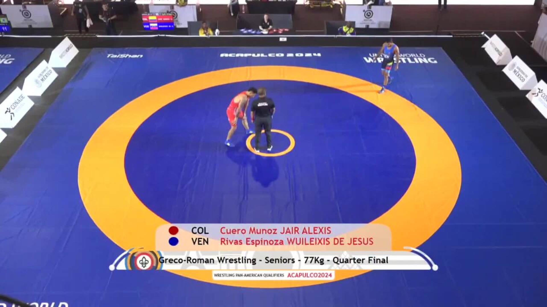 Cuero Munoz JAIR ALEXIS (COL) vs. Rivas Espinoza WUILEIXIS DE JESUS ...