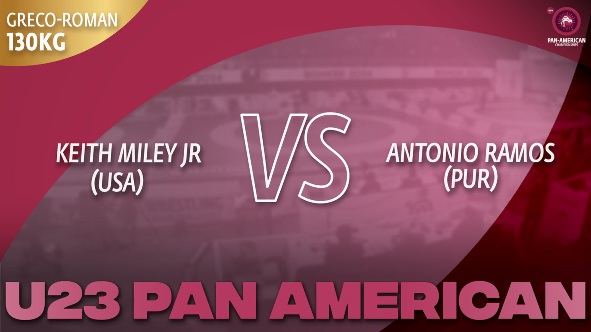 Keith Anthony MILEY JR (USA) vs. Antonio Armand RAMOS (PUR) | U23 ...