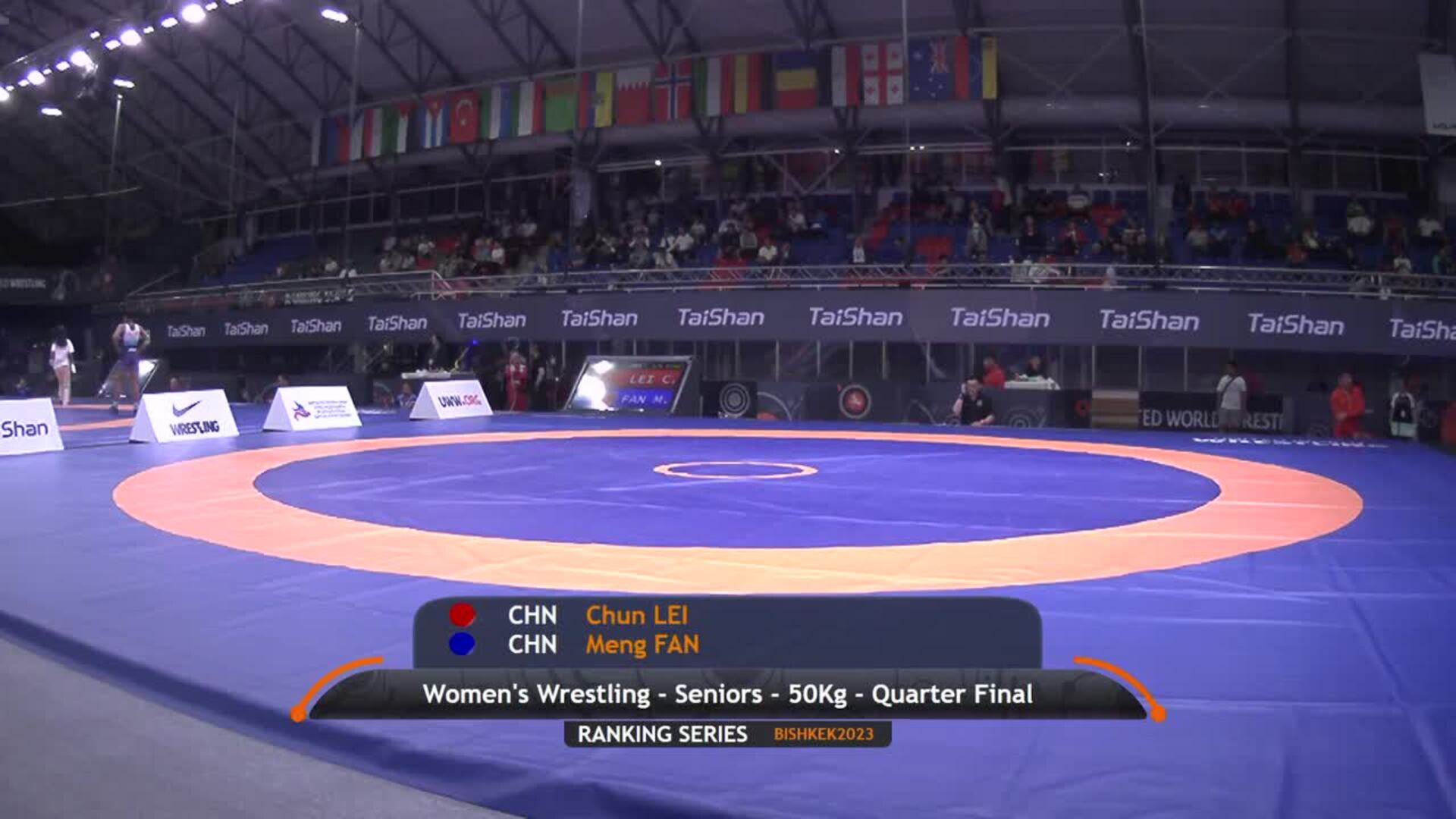 Quarter Final • WW 50Kg • Chun LEI (CHN) vs. Meng FAN (CHN)