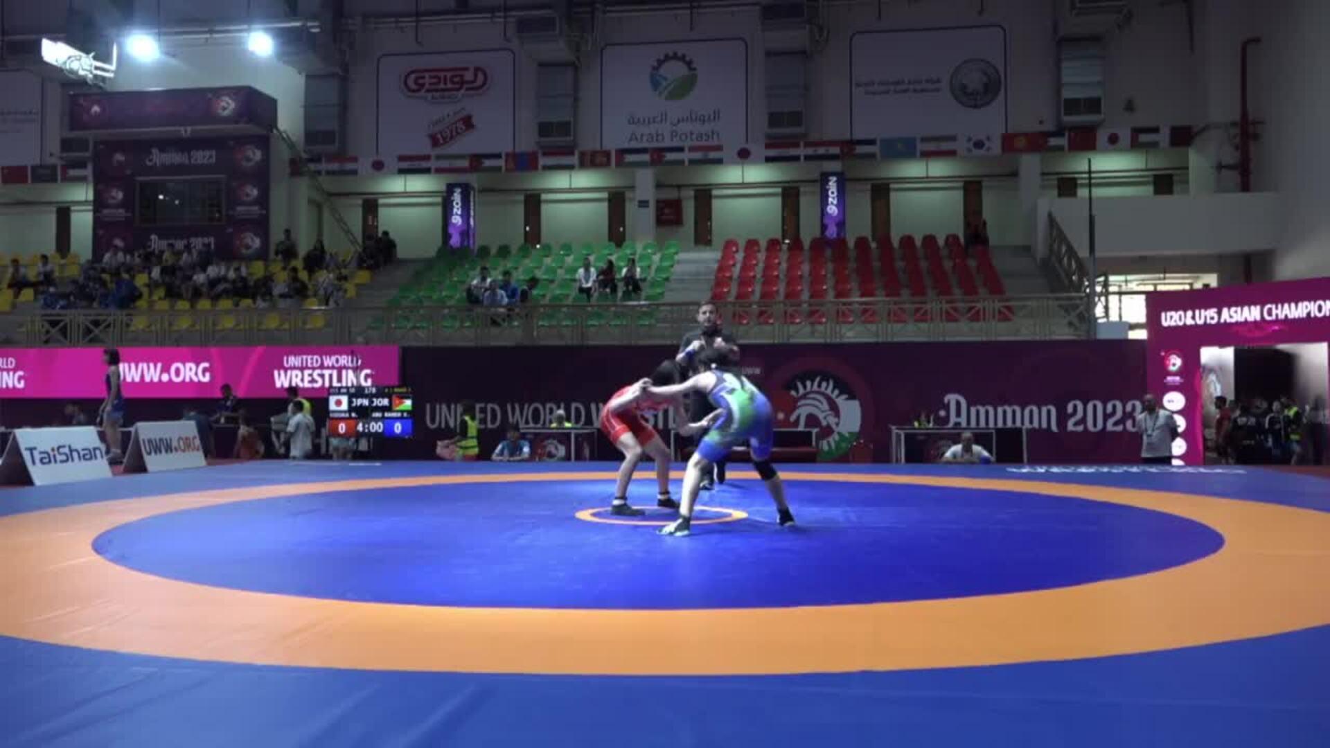 A | Round 2 • U15 WW 50Kg • Nana KOZUKA (JPN) vs. Karimeh Said Saleh ABU RANEH (JOR)