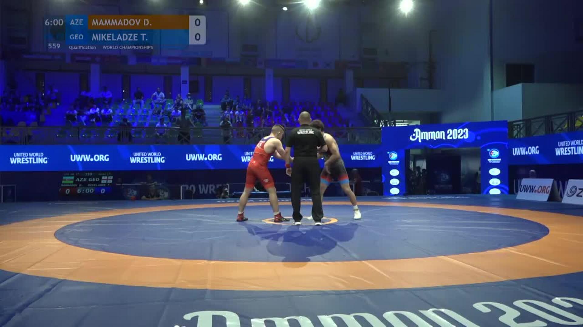 Davud MAMMADOV (AZE) vs. Tornike MIKELADZE (GEO) | U20 World ...