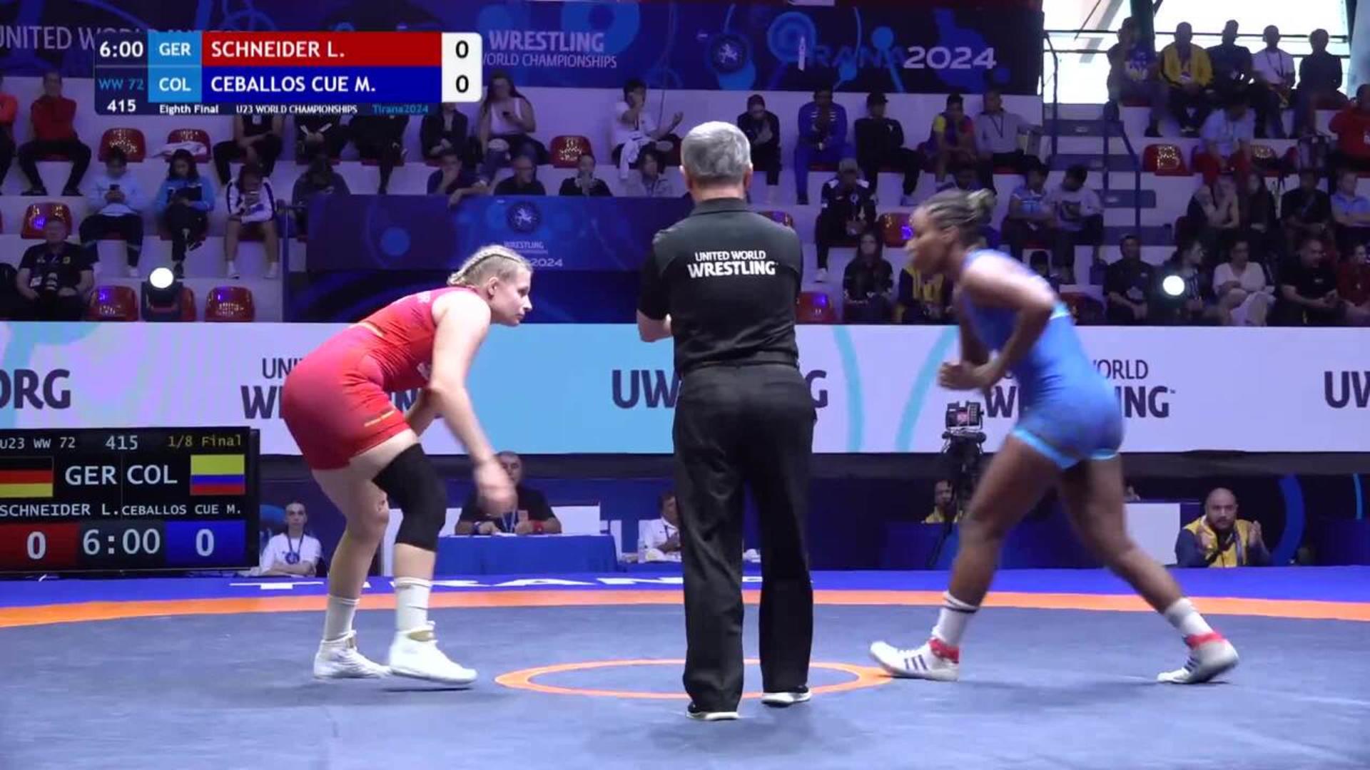 Lilly SCHNEIDER (GER) vs. Maria Fernanda CEBALLOS CUENU (COL) | 2024 ...