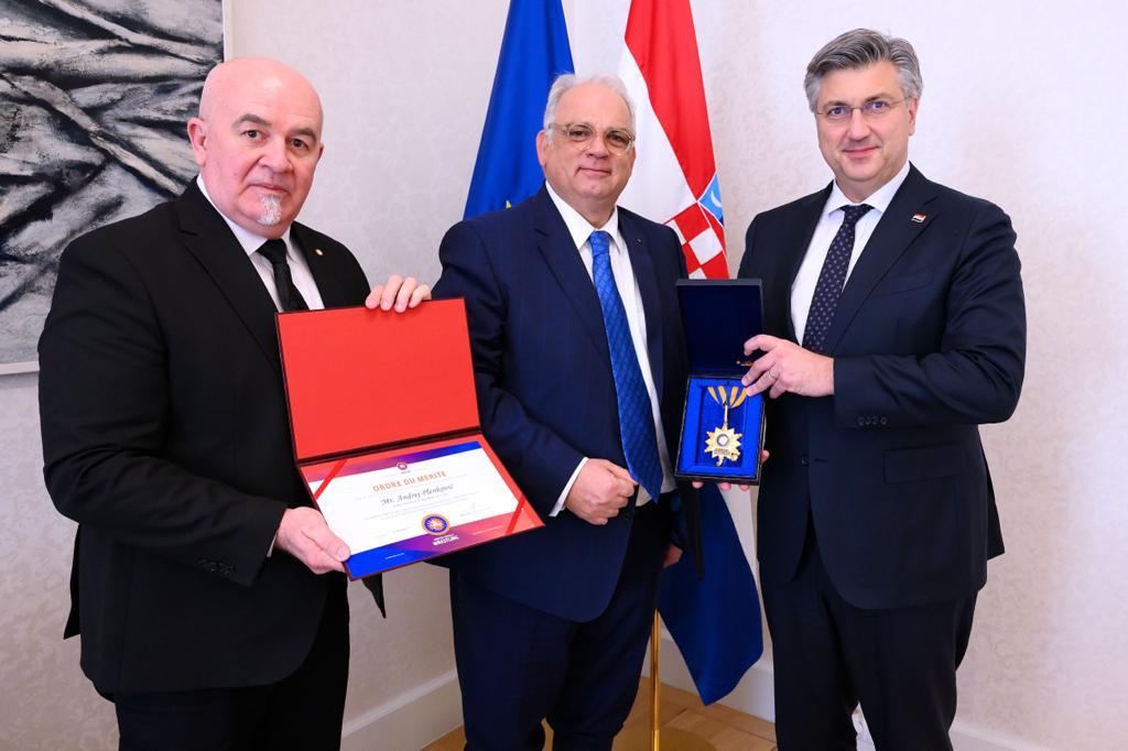 UWW President Nenad LALOVIC is in Zagreb for the European Championships.