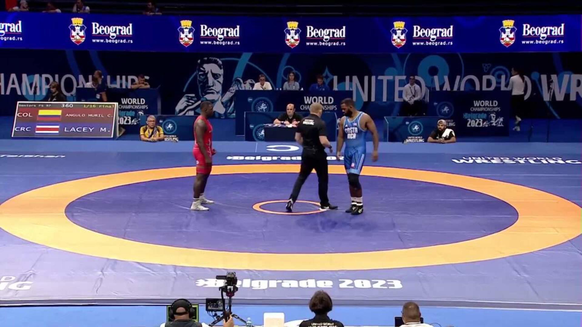 Carlos Hernan ANGULO MURILLO (COL) vs. Maxwell lemar LACEY (CRC ...