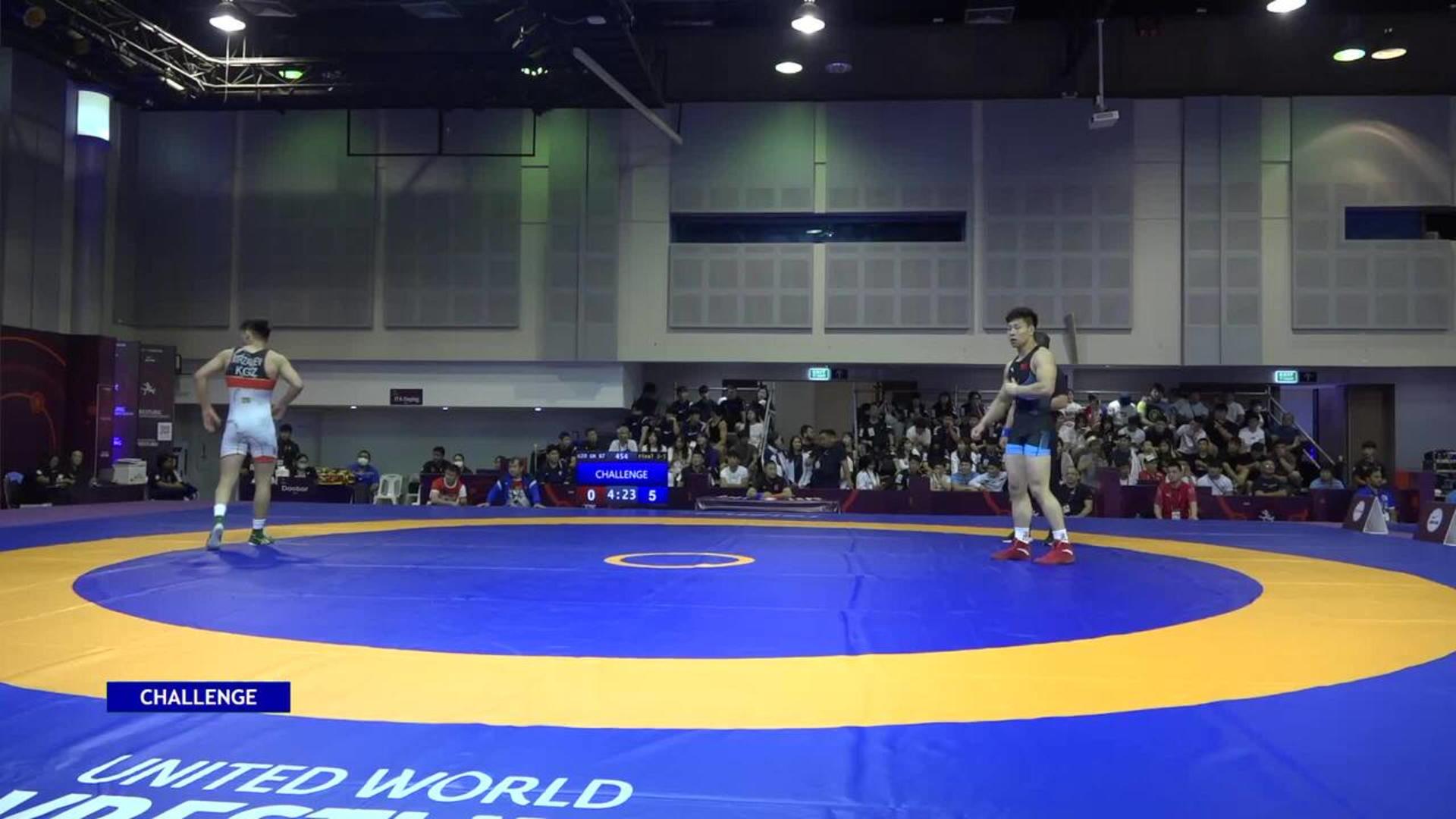 Zhantoro MIRZALIEV (KGZ) vs. Kang ZHEN (CHN) | U20 ASIAN CHAMPIONSHIPS ...