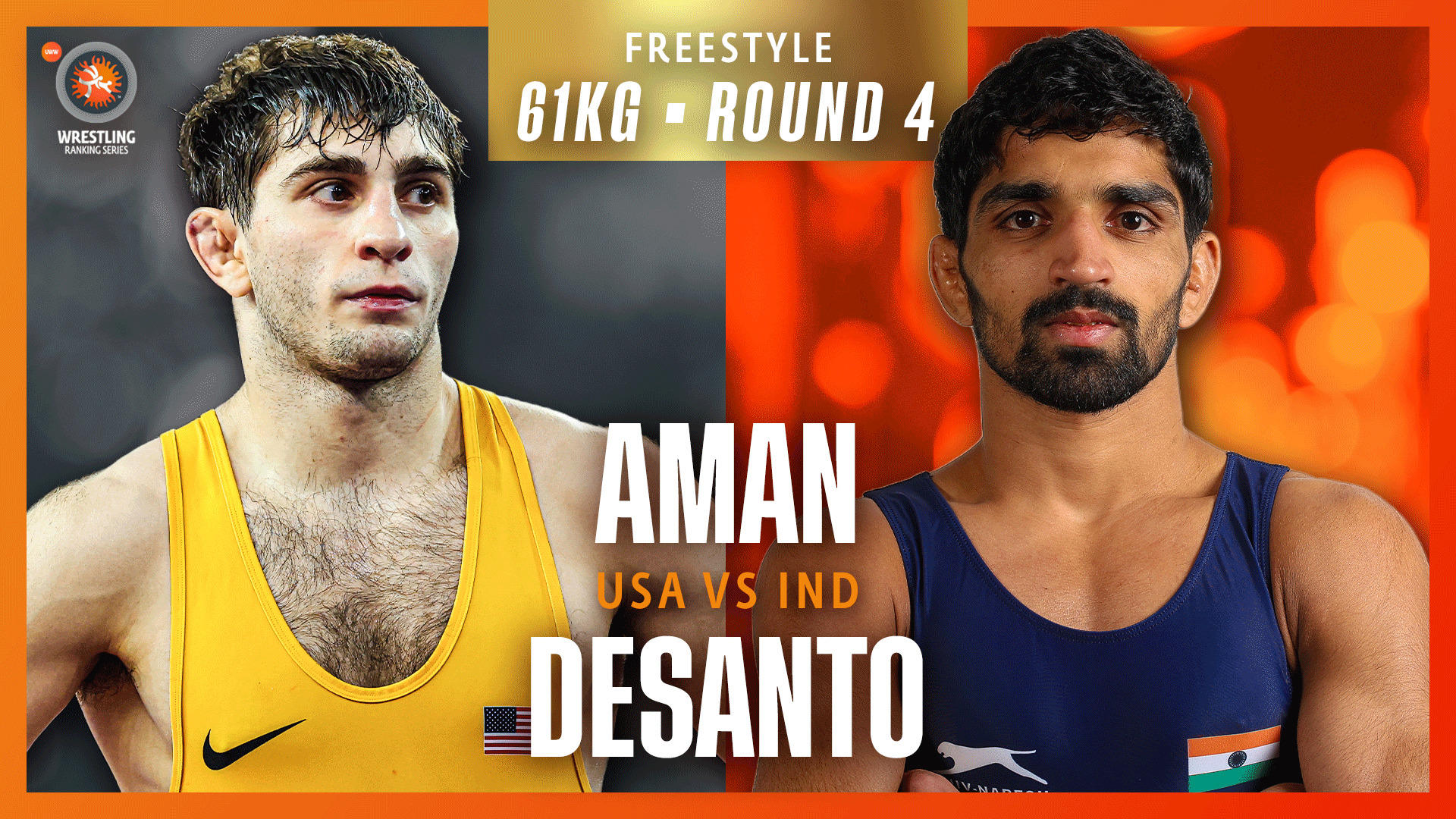 Aman AMAN (IND) vs. Austin James DESANTO (USA) | RANKING SERIES 2026 ...