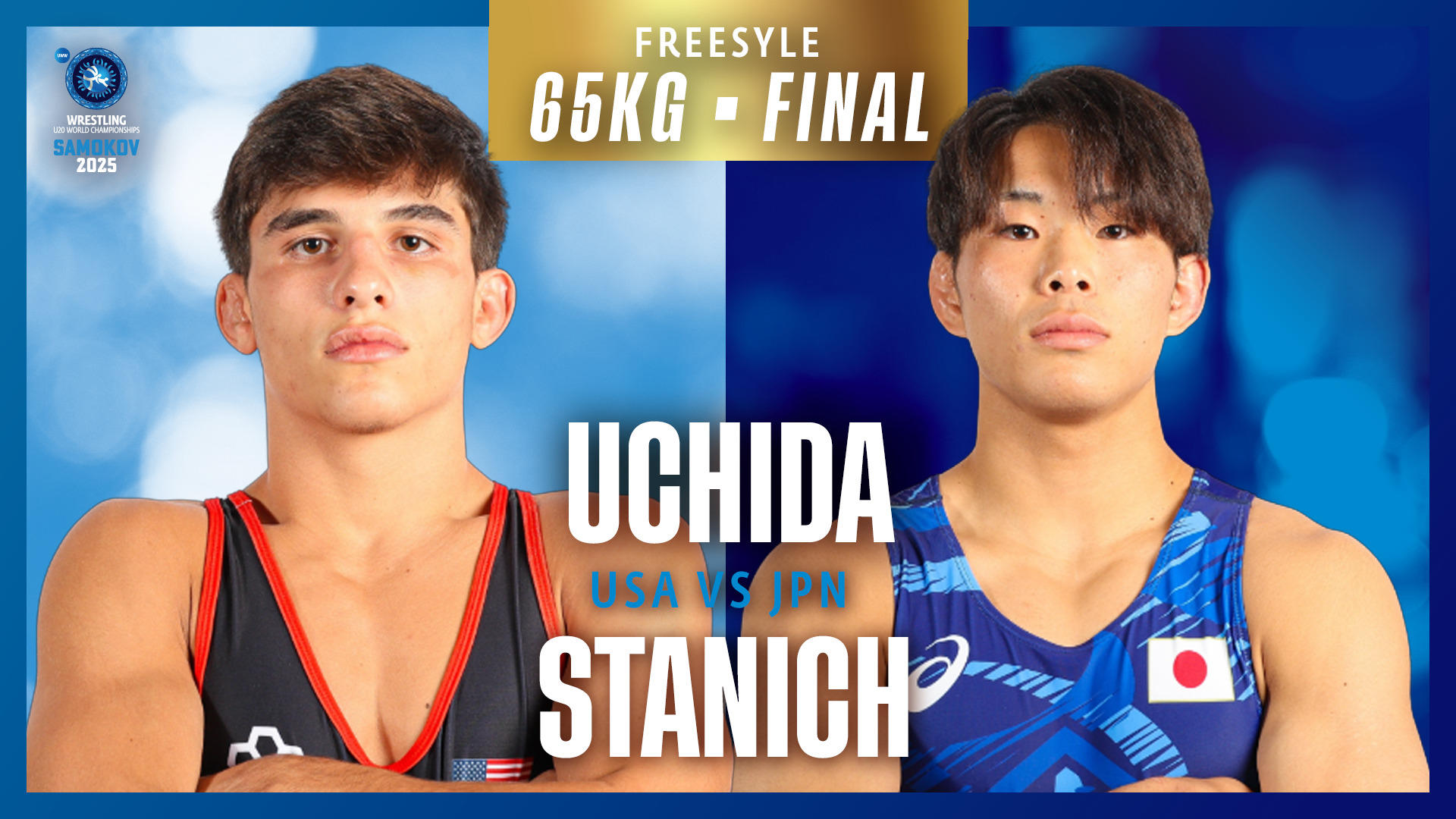 Luke Anthony STANICH (USA) vs. Reiji UCHIDA (JPN) | U20 WORLD ...