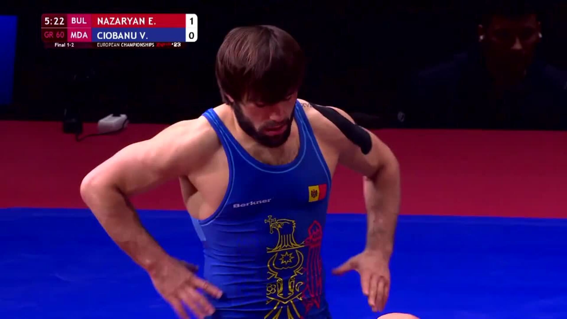 Gold Medal • GR 60Kg • Edmond Armen NAZARYAN (BUL) vs. Victor CIOBANU (MDA)