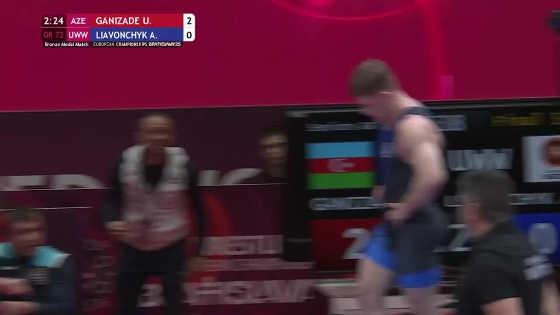 Ulvi GANIZADE (AZE) vs. Aliaksandr LIAVONCHYK (UWW) | EUROPEAN WRESTLING CHAMPIONSHIPS 2025 ...