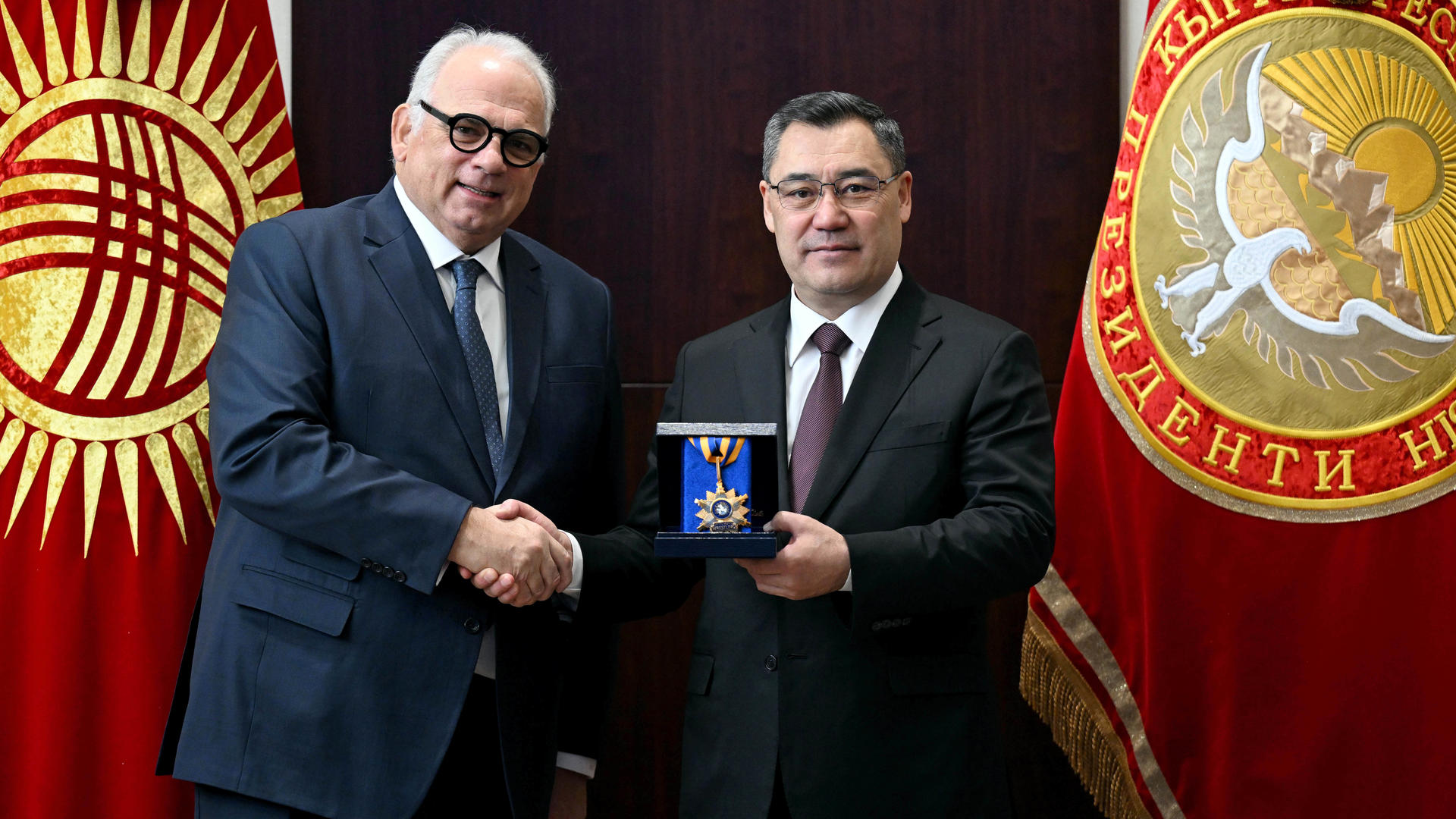 Lalovic Meets Kyrgyzstan President, Awarded Order of Friendship