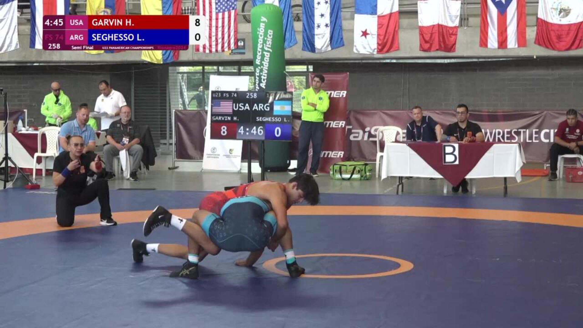 Hunter James GARVIN (USA) vs. Lautaro Agustín SEGHESSO (ARG) | U23 ...