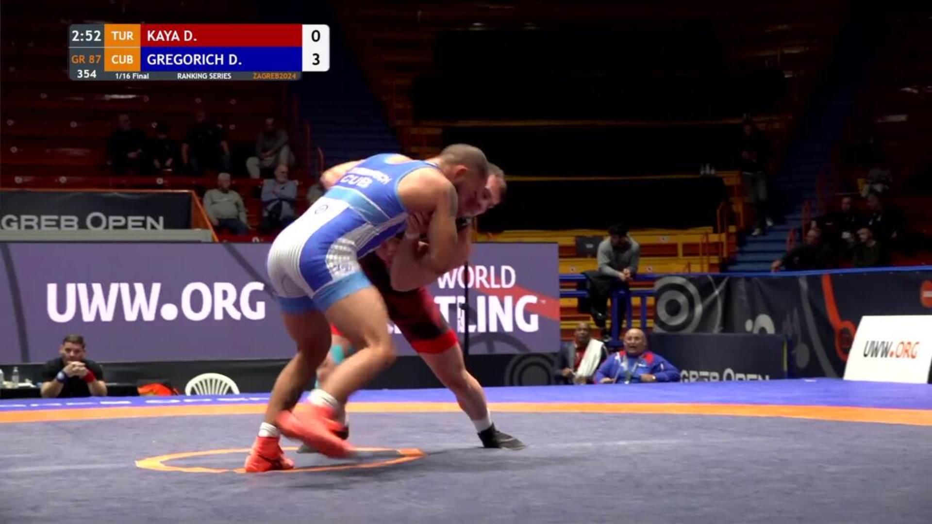 Dogan KAYA (TUR) vs. Daniel GREGORICH HECHAVARRIA (CUB) | Seniors ...