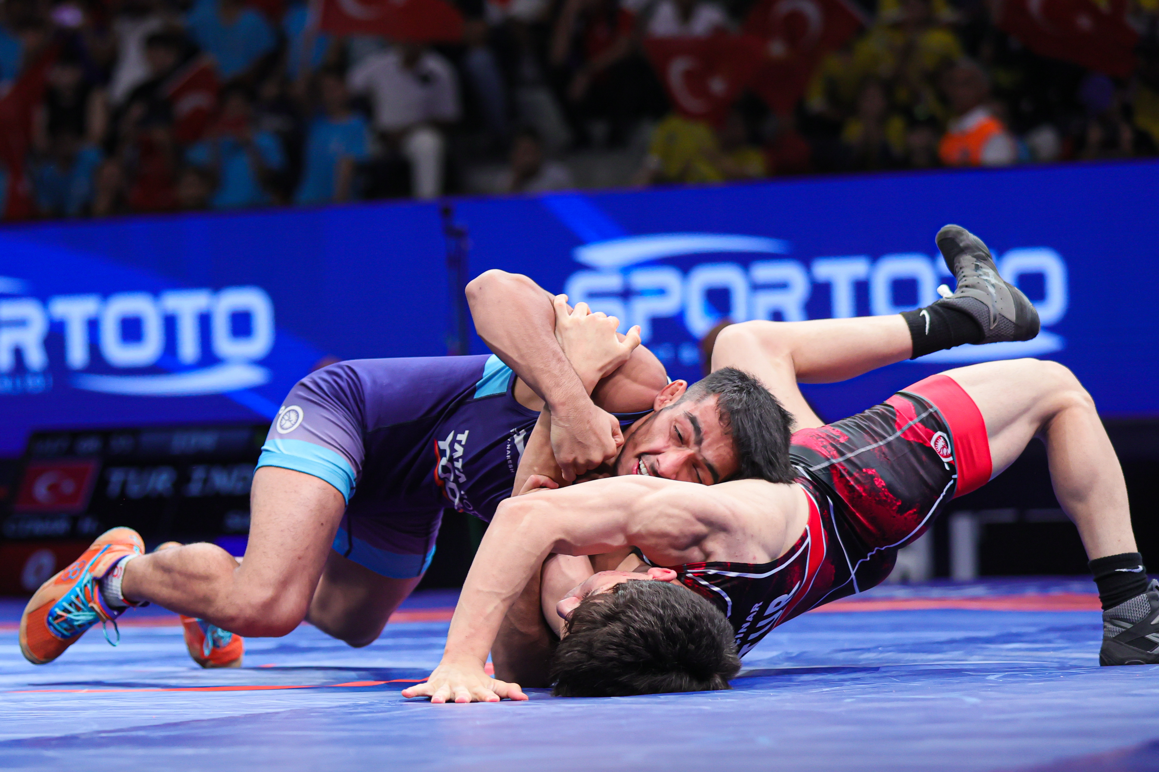 AIN and India were the only countries to have two wrestlers each in the ...