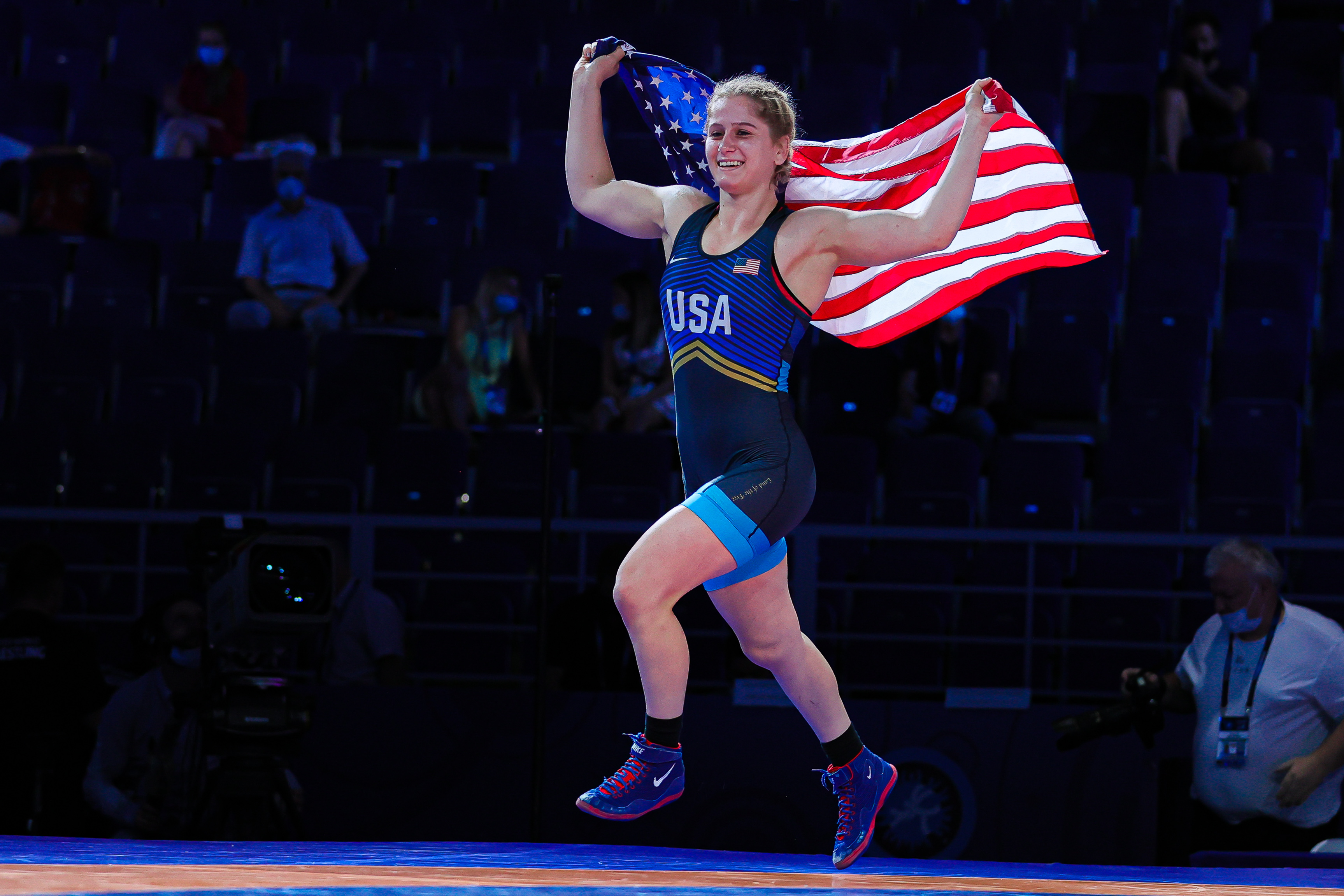 Amit Elor won the 68kg gold as USA won three titles for the first time ...