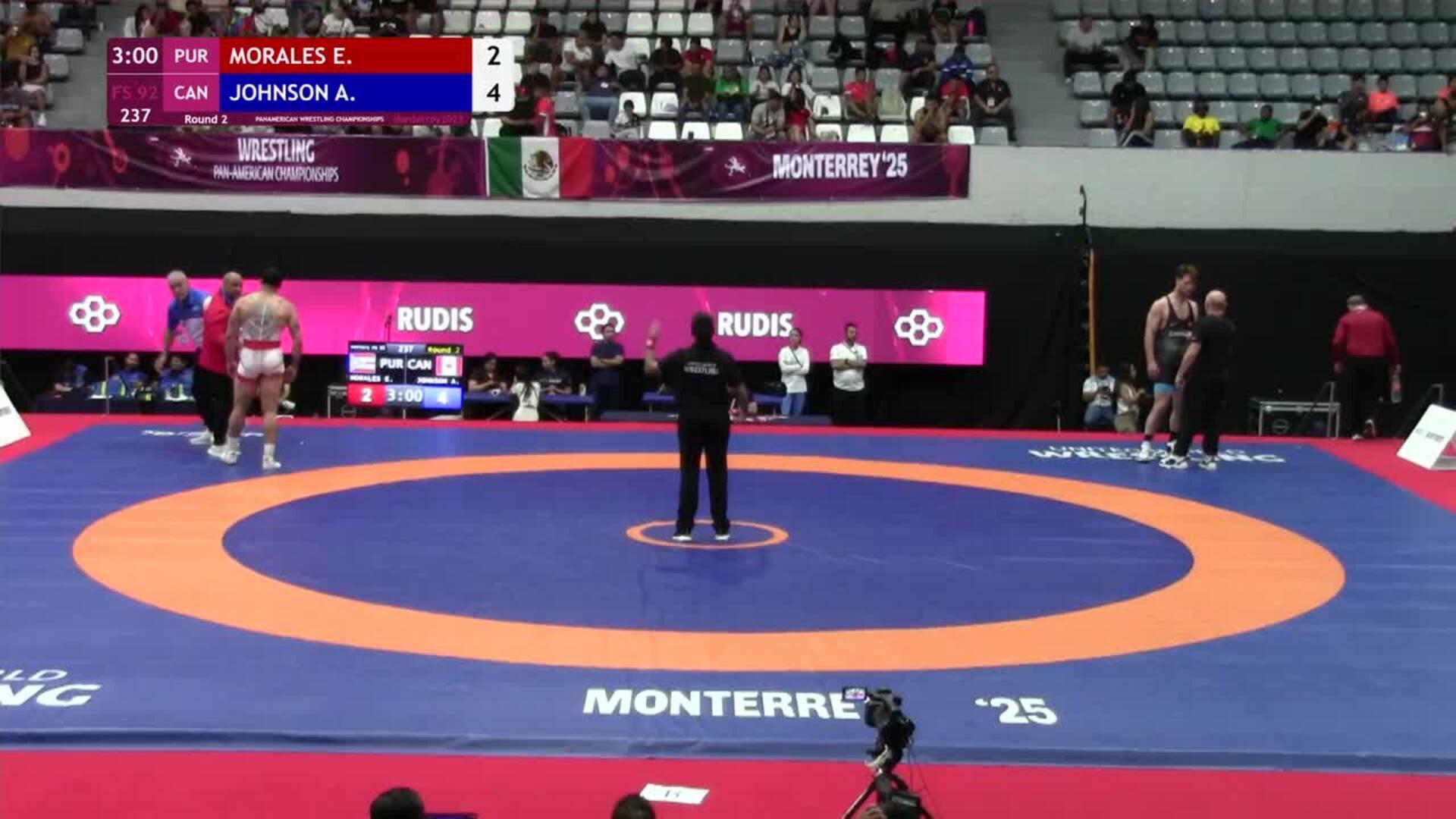 Edwin Nemuel MORALES (PUR) vs. Andrew Terry Musey JOHNSON (CAN ...
