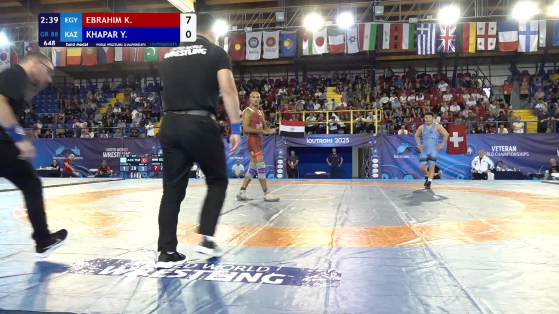 Karam Mohamed Gaber EBRAHIM (EGY) vs. Yessentay KHAPAR (KAZ) | WORLD ...