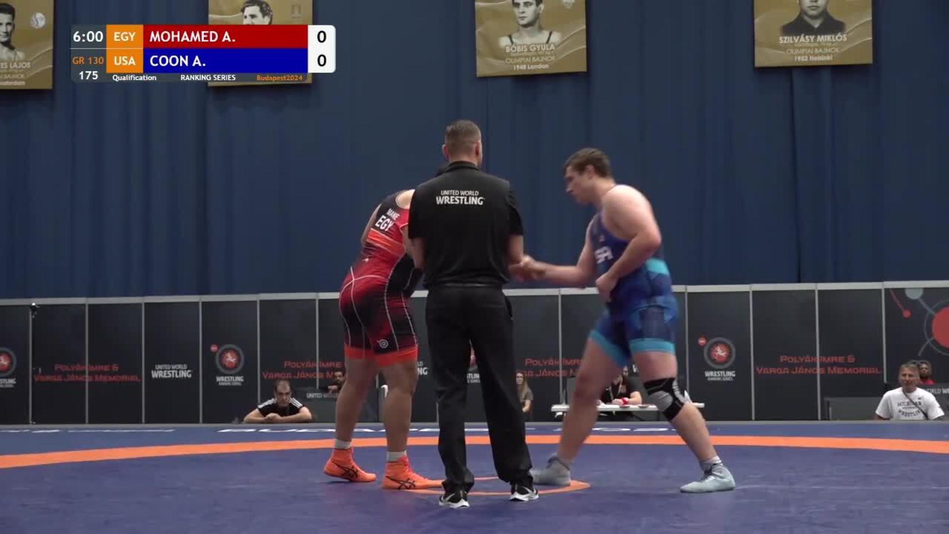 Abdellatif Mohamed Ahmed MOHAMED (EGY) vs. Adam COON (USA) | 2024 2nd ...