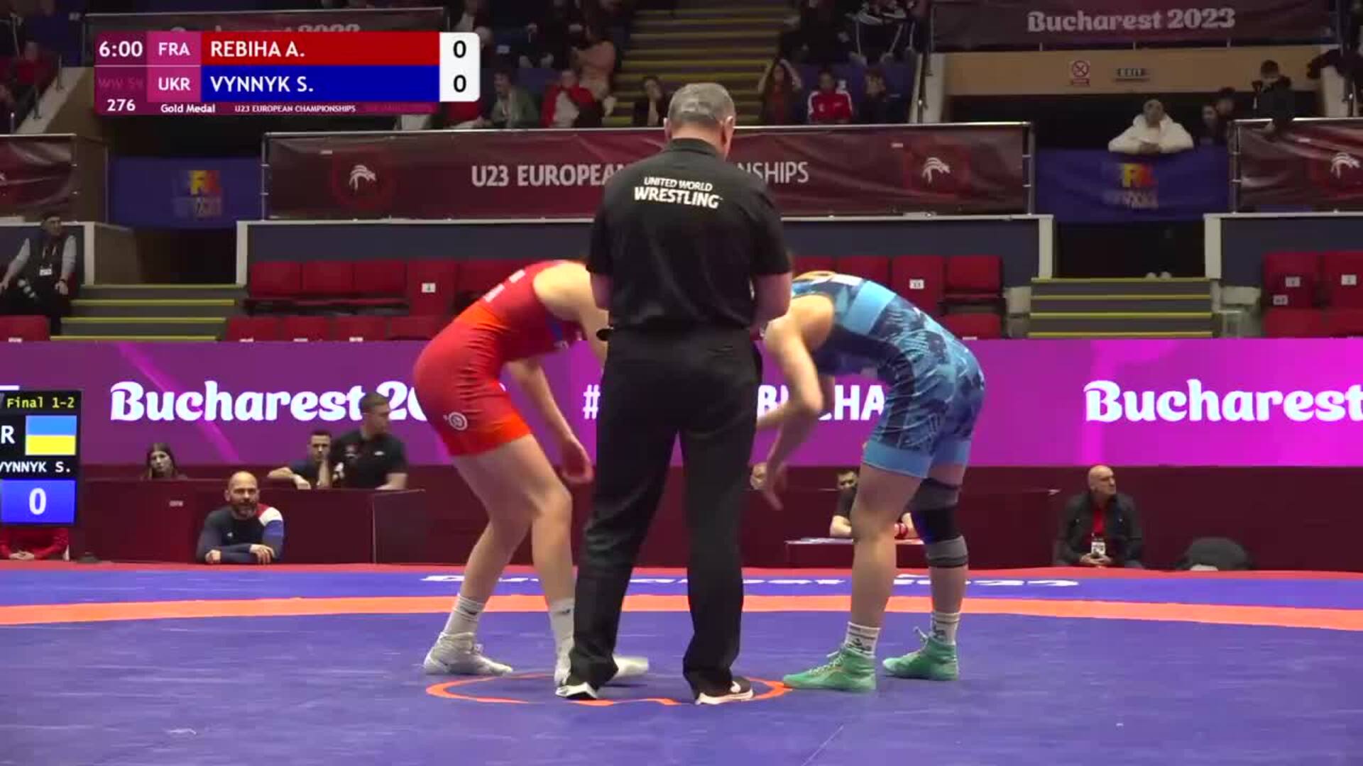 Gold Medal • WW 59Kg • Amel REBIHA (FRA) vs. Solomiia VYNNYK (UKR)