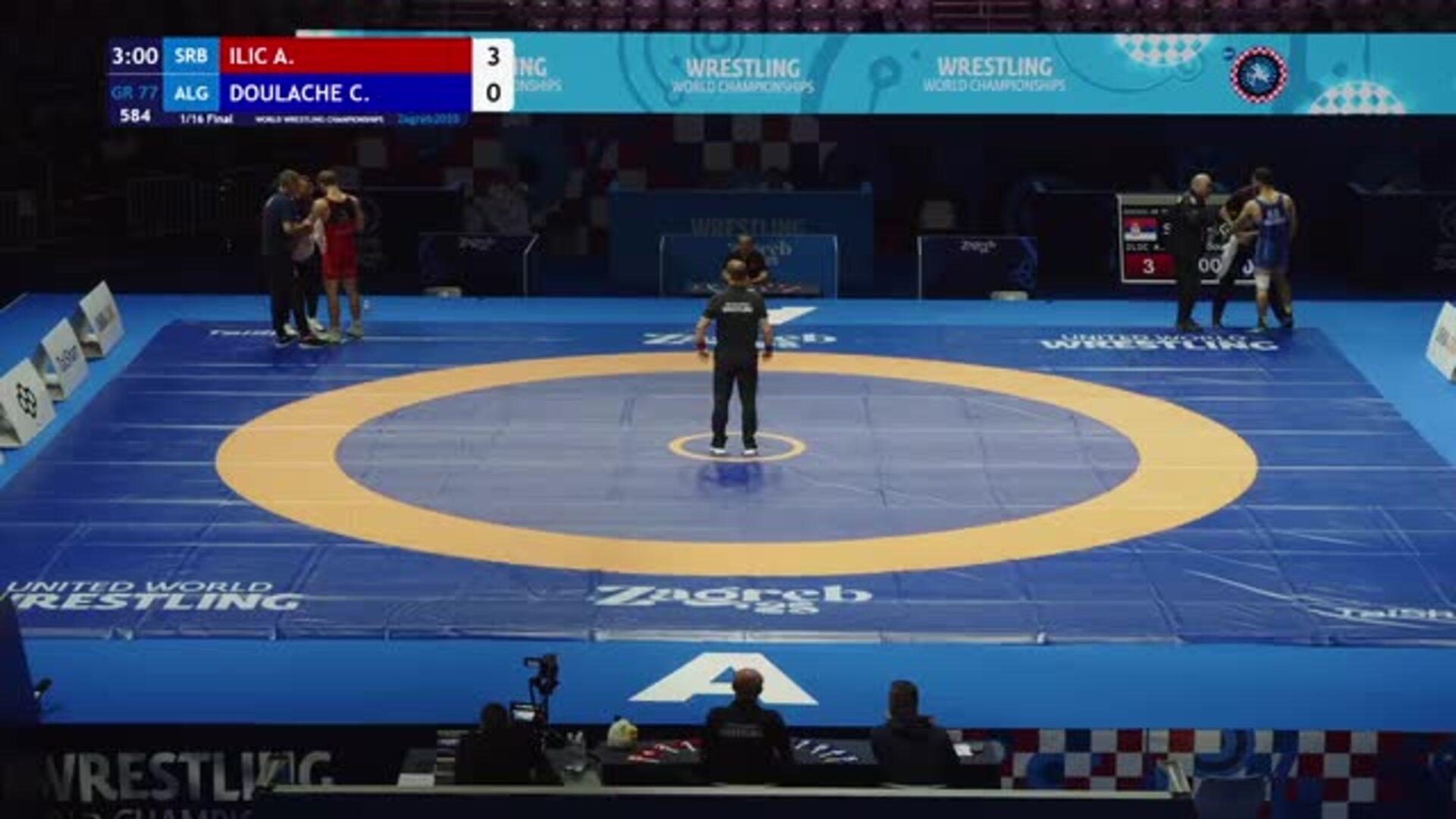 Aleksa ILIC (SRB) vs. Chawki DOULACHE (ALG) | WORLD WRESTLING ...
