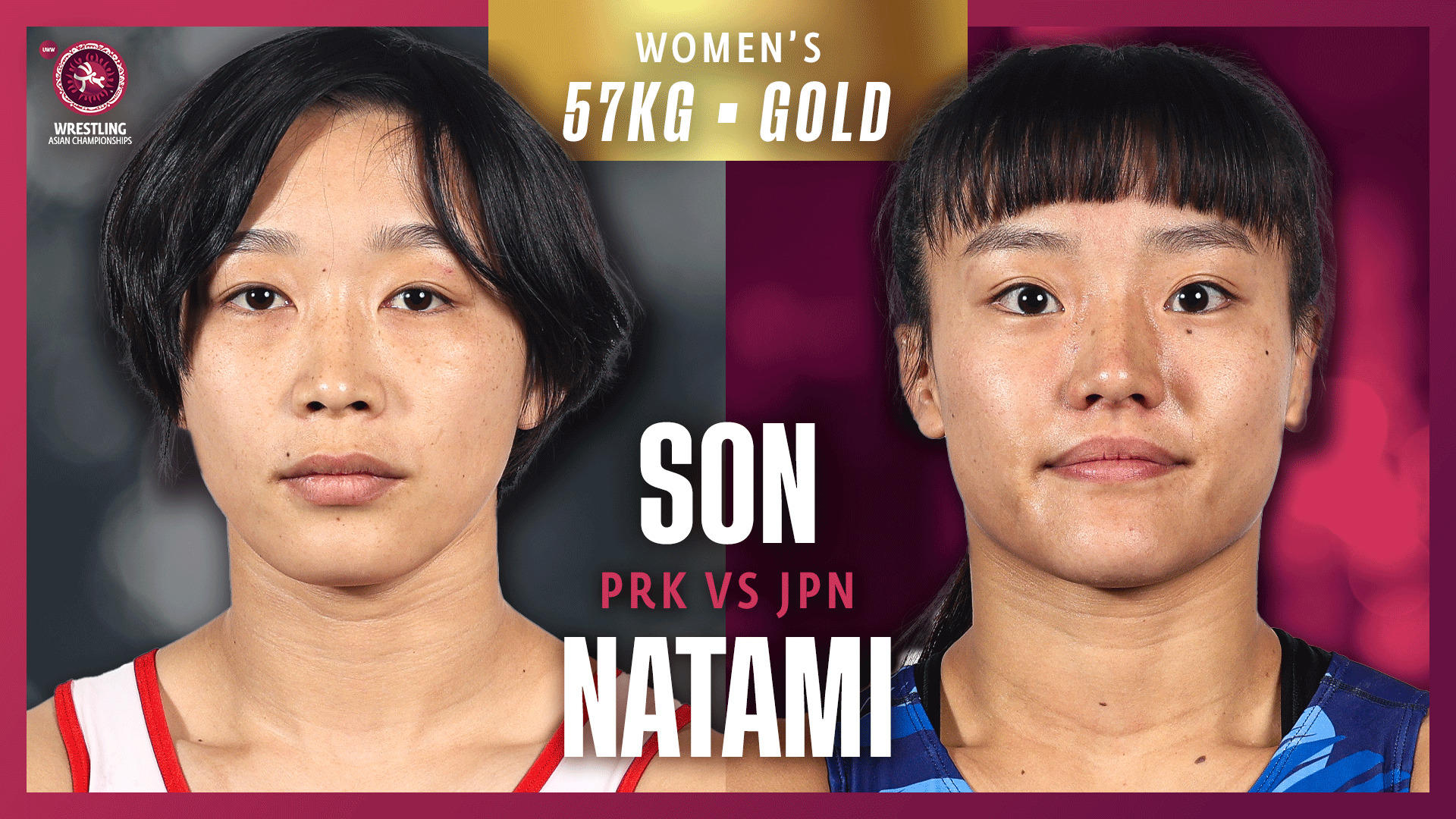 Sara NATAMI (JPN) vs. Il Sim SON (PRK) | ASIAN WRESTLING CHAMPIONSHIPS 2025 | Gold Medal | WW 57Kg