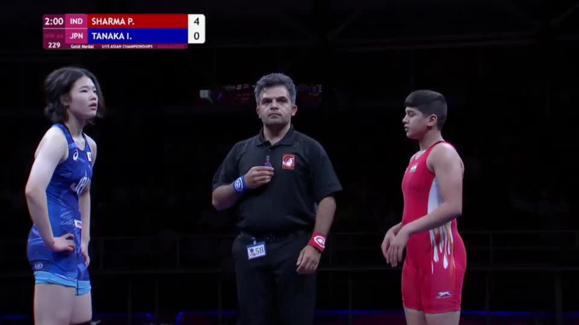 Purvi SHARMA (IND) vs. Iori TANAKA (JPN) | U15 ASIAN CHAMPIONSHIPS 2025 ...