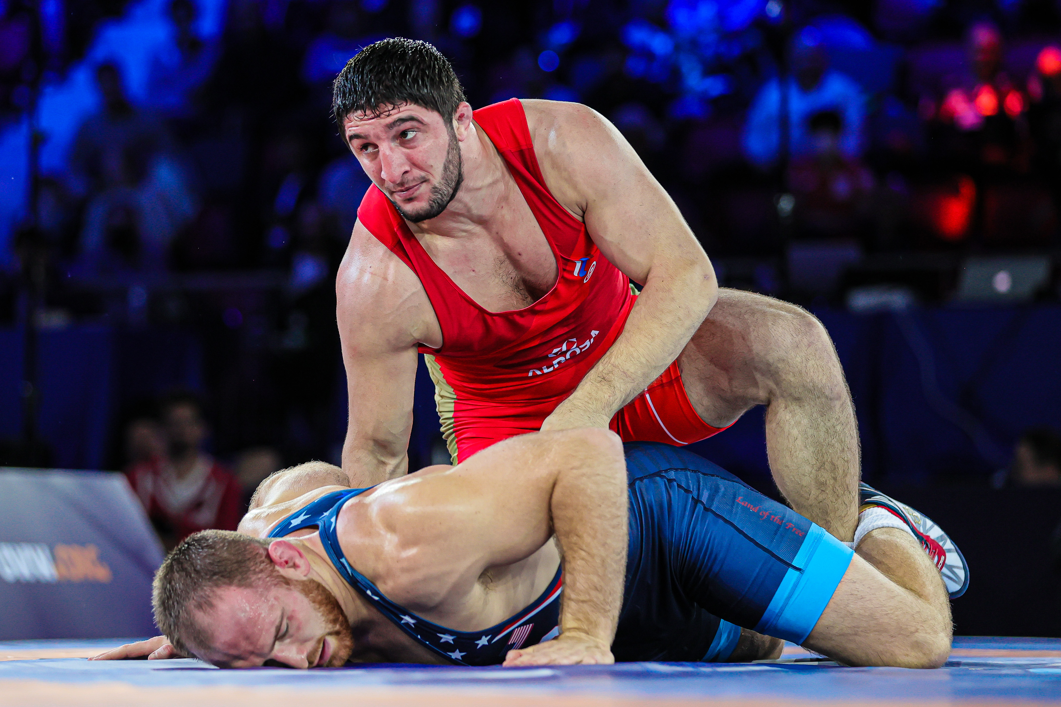 Abdulrashid SADULAEV (RWF) talks about winning a fifth world gold medal ...