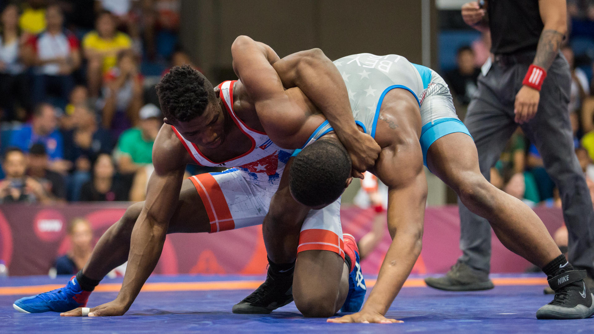 Five weights will be in action today--WW 53kg, WW 62kg WW 76kg, GR 60kg and GR 77kg.