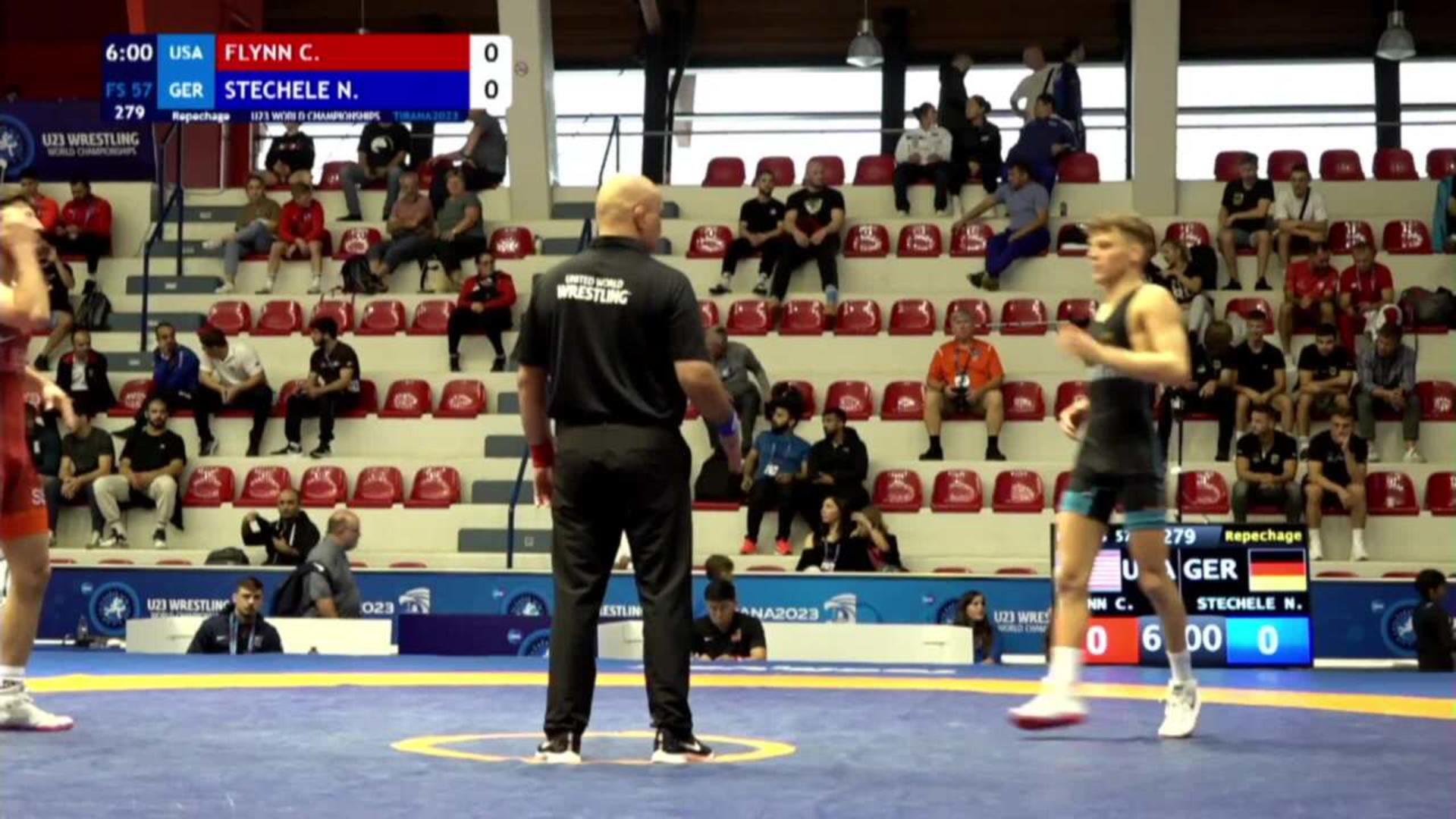 Cooper Reed FLYNN (USA) vs. Niklas STECHELE (GER) | U23 World ...
