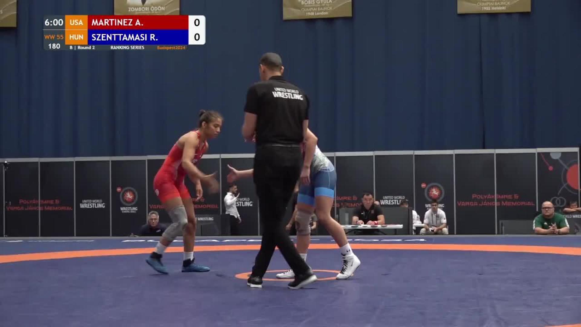 Amanda MARTINEZ (USA) vs. Roza SZENTTAMASI (HUN) | 2024 2nd Ranking ...