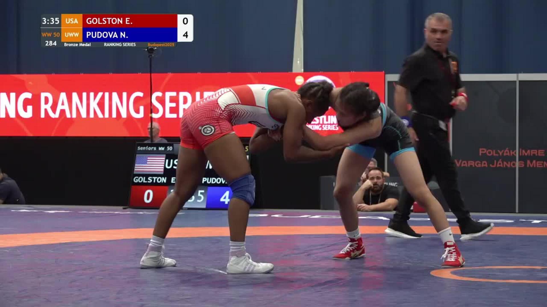 Erin Simone GOLSTON (USA) vs. Natalia PUDOVA (UWW) | RANKING SERIES ...