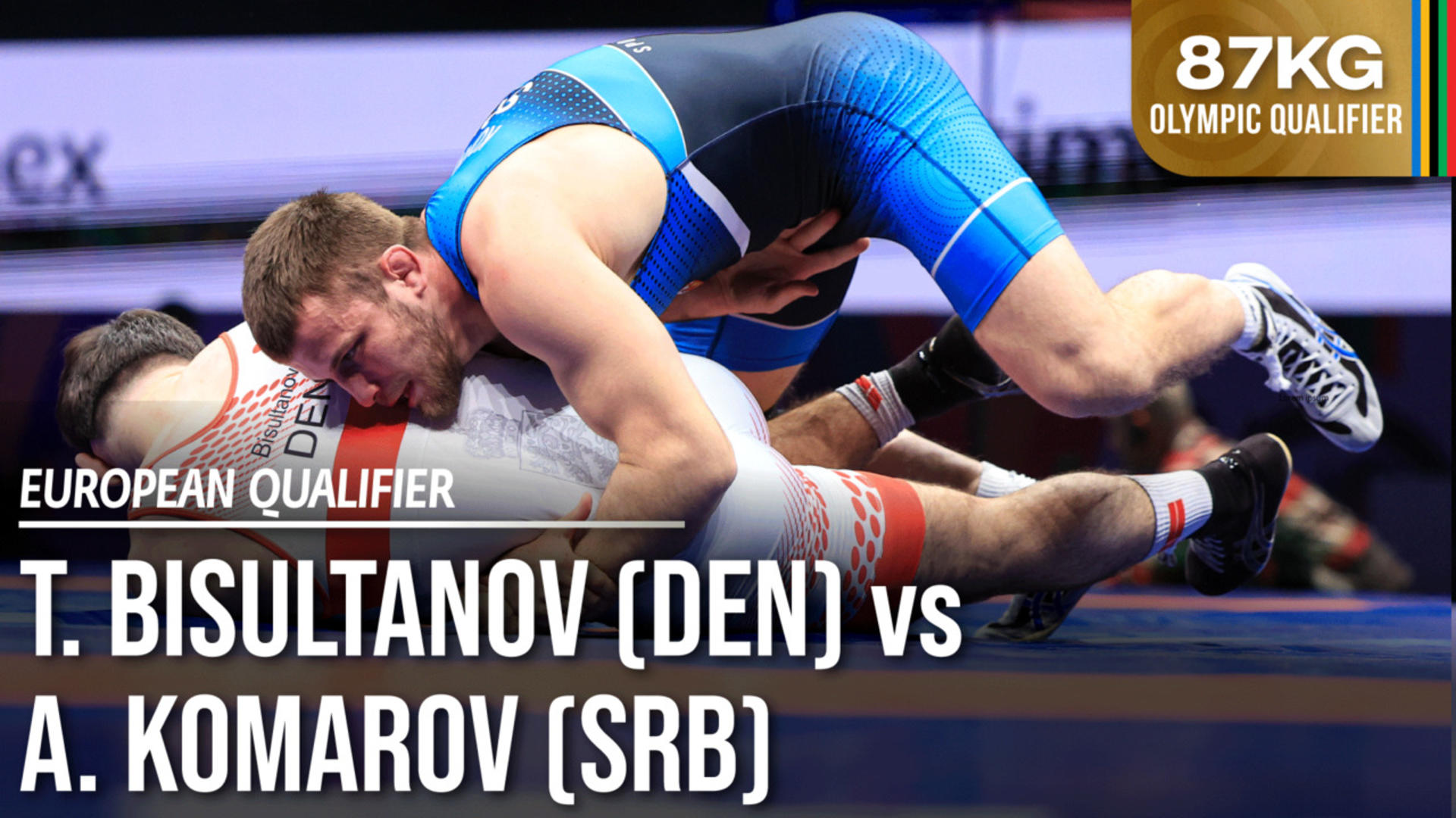 Turpal Ali Alvievich BISULTANOV (DEN) vs. Aleksandr Andreevitch KOMAROV ...