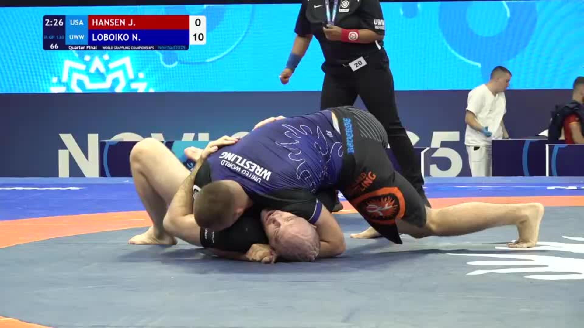 John Leslie HANSEN (USA) vs. Nikita Sergeevich LOBOIKO (UWW) | WORLD ...