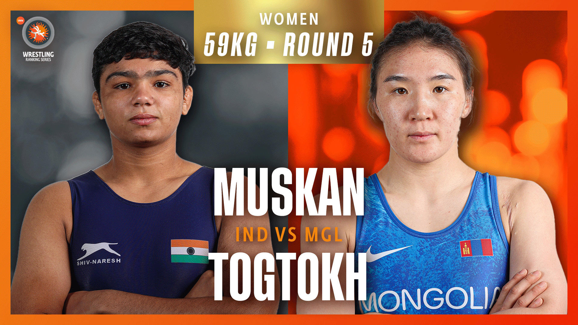 Muskan MUSKAN (IND) vs. Altjin TOGTOKH (MGL) | RANKING SERIES 2025 | Round 5 | WW 59Kg