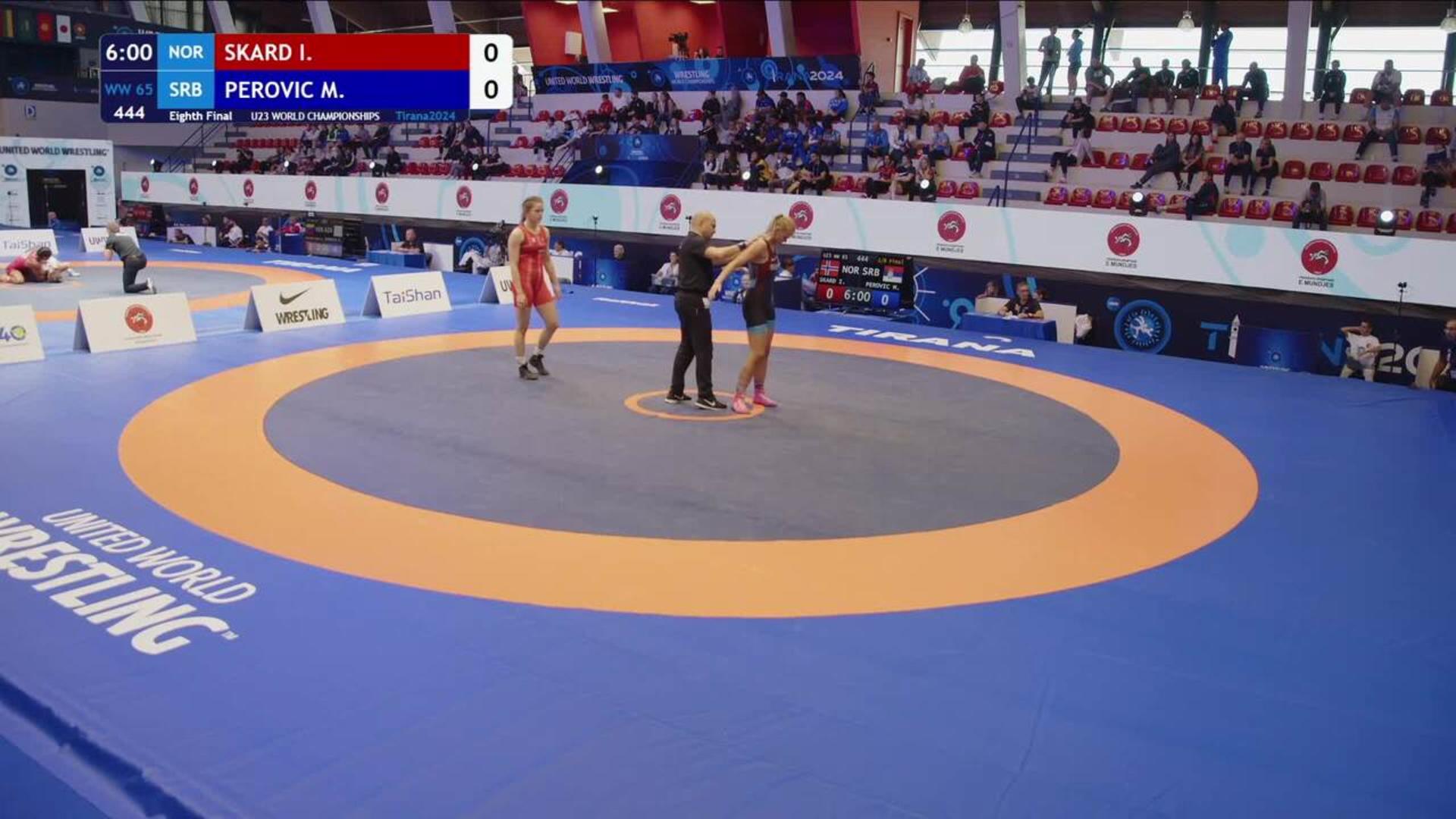 Ingrid Bergh SKARD (NOR) vs. Masa PEROVIC (SRB) | 2024 U23 World ...