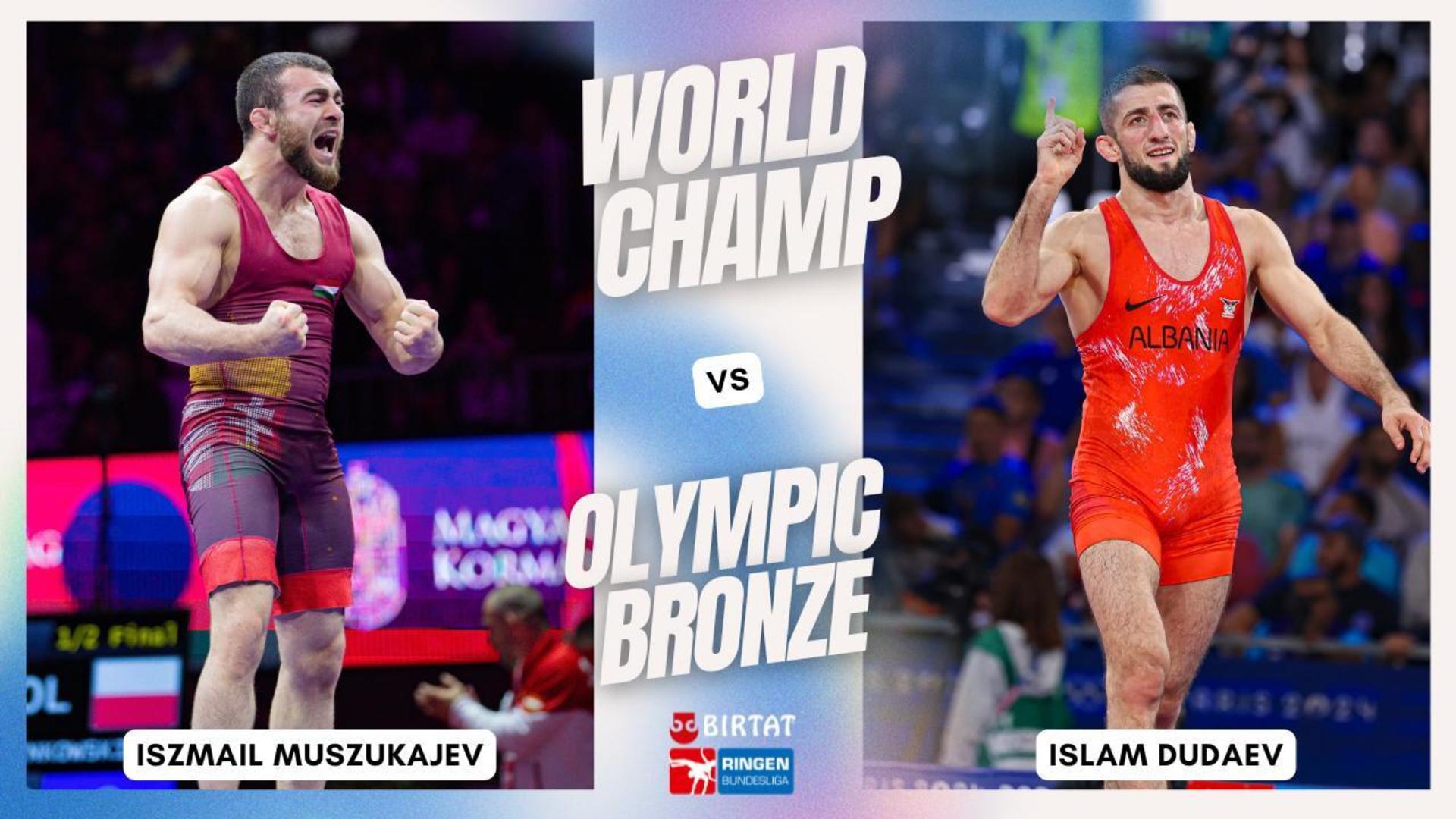 Dudaev and Musukaev battle in German League, a Paris 2024 bronze-medal ...