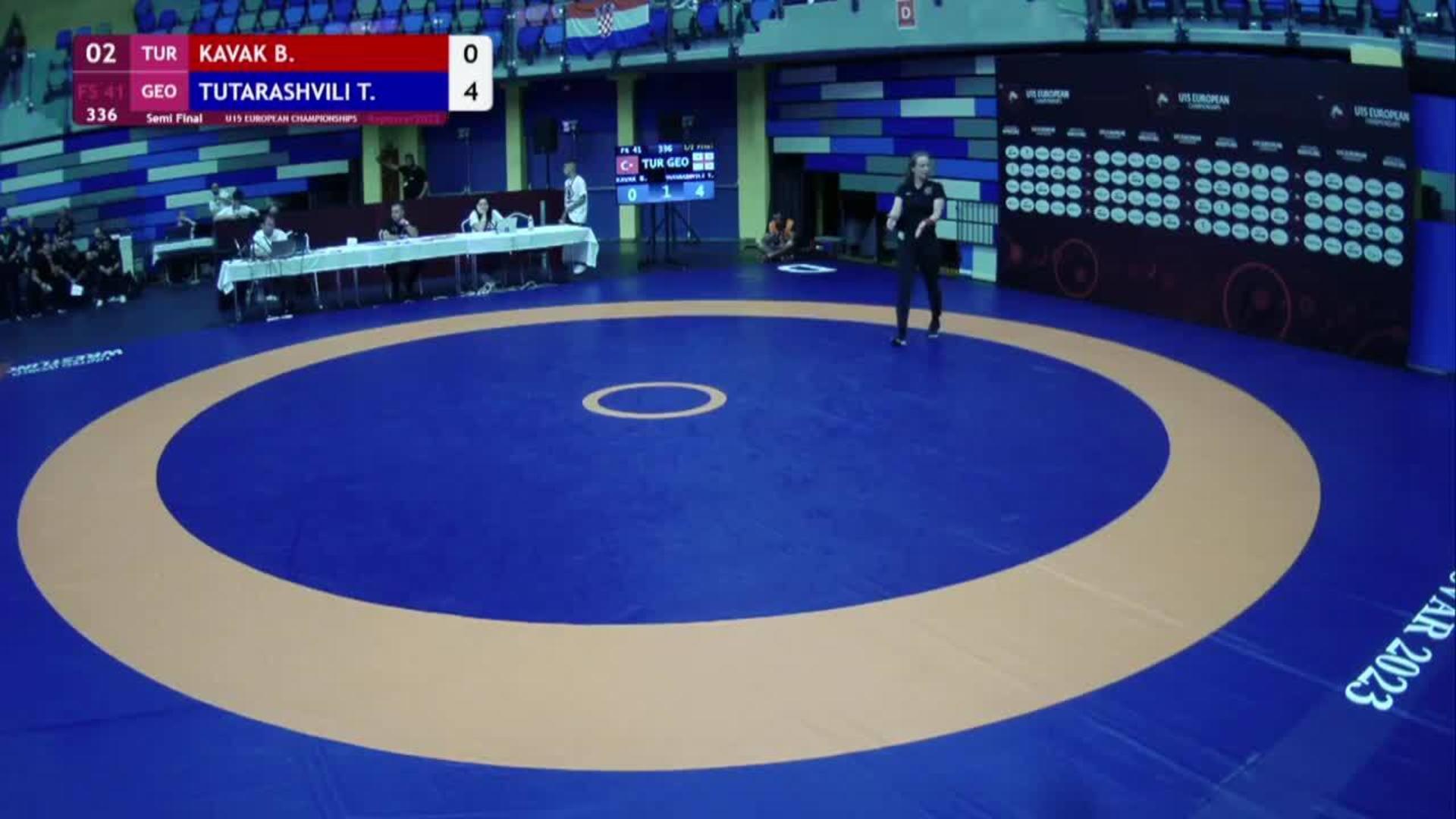 Semi Final • FS 41Kg • Bugra KAVAK (TUR) vs. Temuri TUTARASHVILI (GEO)