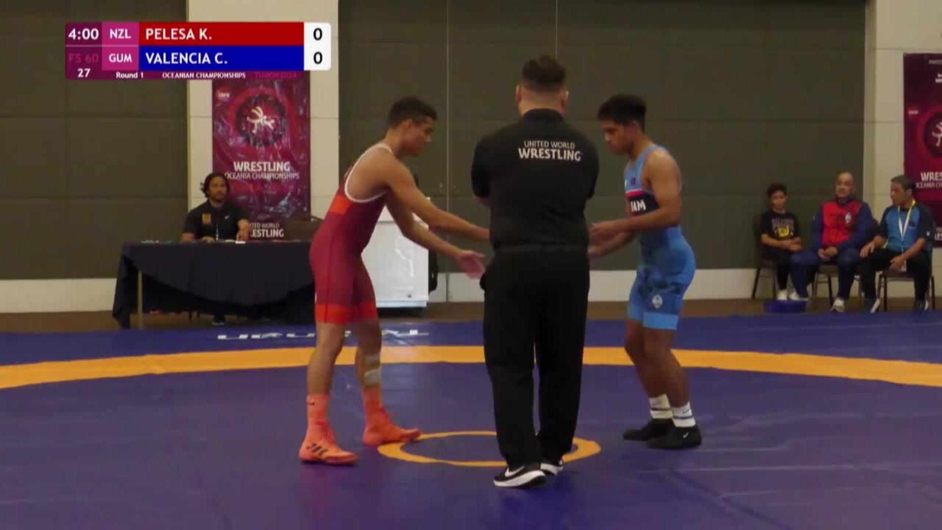 Kruize Fuatai Saga PELESA (NZL) vs. Christian VALENCIA (GUM) | U17 ...