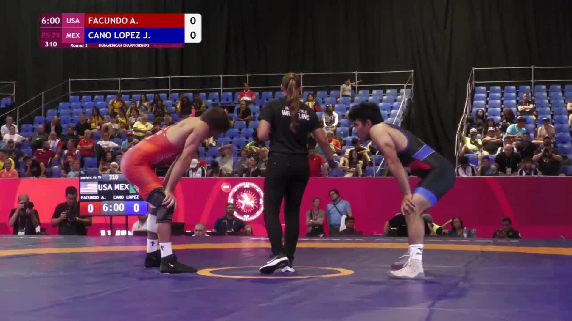 Alexander Joseph FACUNDO (USA) vs. Jose Manuel CANO LOPEZ (MEX ...