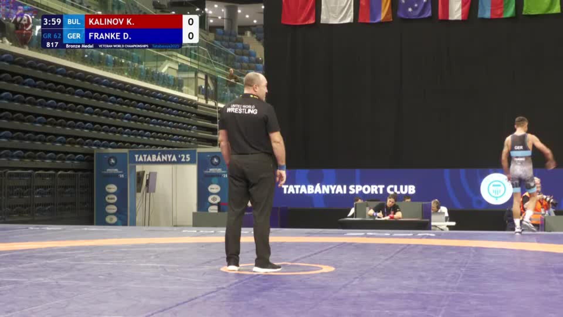 Krasimir Mitkov KALINOV (BUL) vs. Daniel FRANKE (GER) | VETERAN WORLD ...